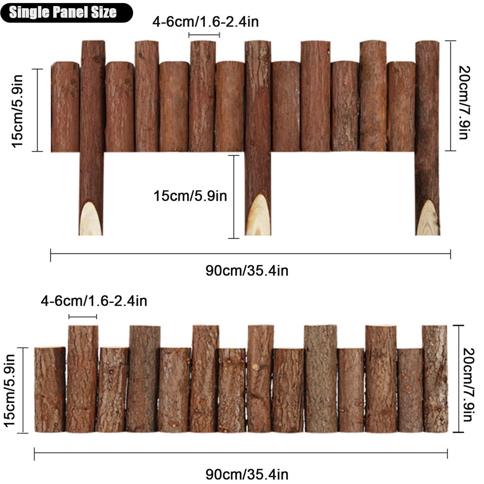 Borde De Madera Para Paisaje Vertical Cerca De Madera De Pino Borde De