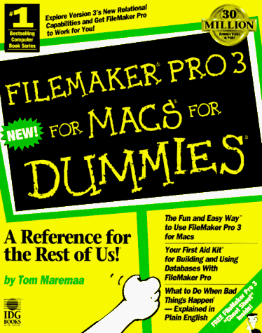Amazon | Filemaker Pro 3 for Macs for Dummies | Maremaa, Tom | Macs