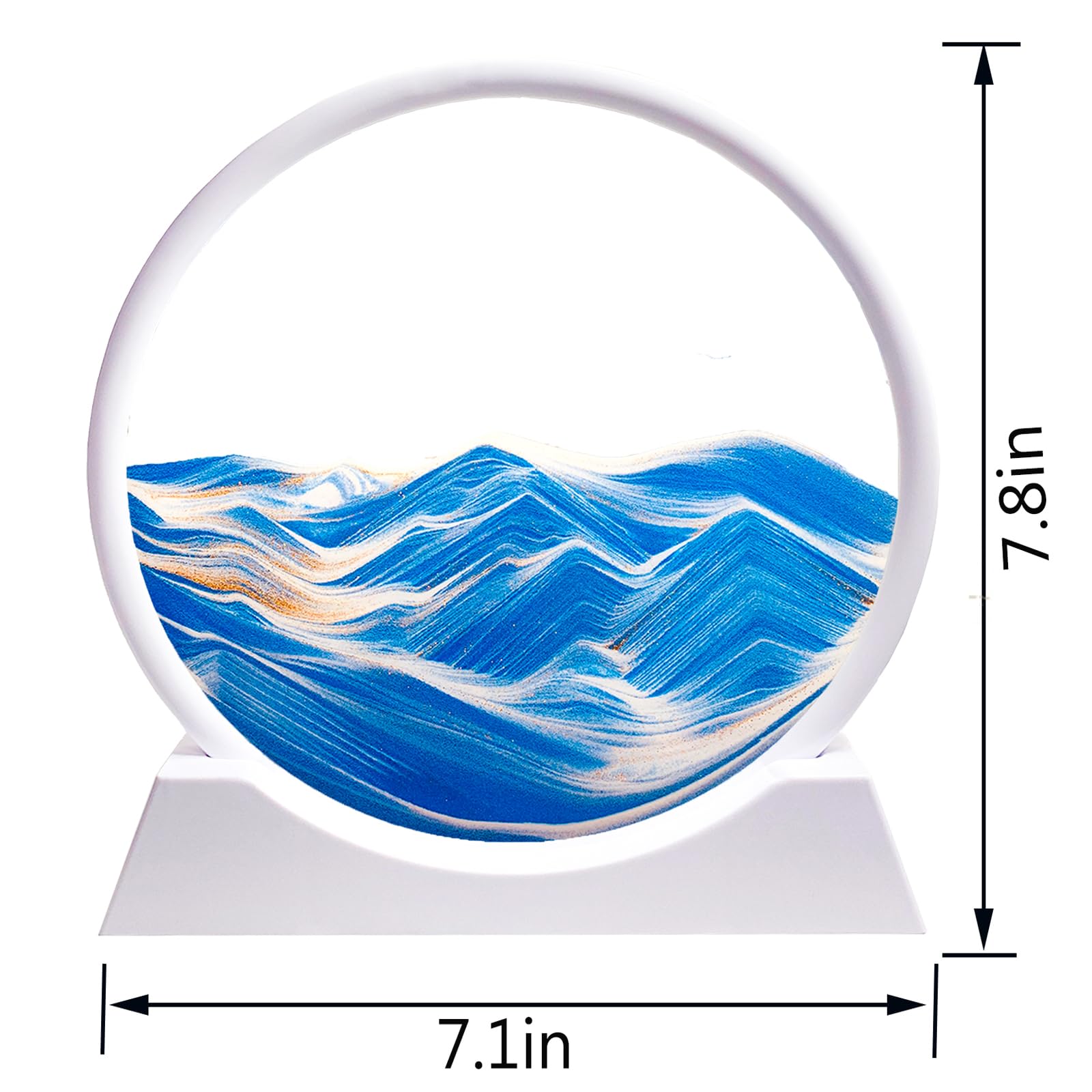 Snapklik.com : HYUGF Moving Sand Art Liquid Motion, 3D Deep Sea ...