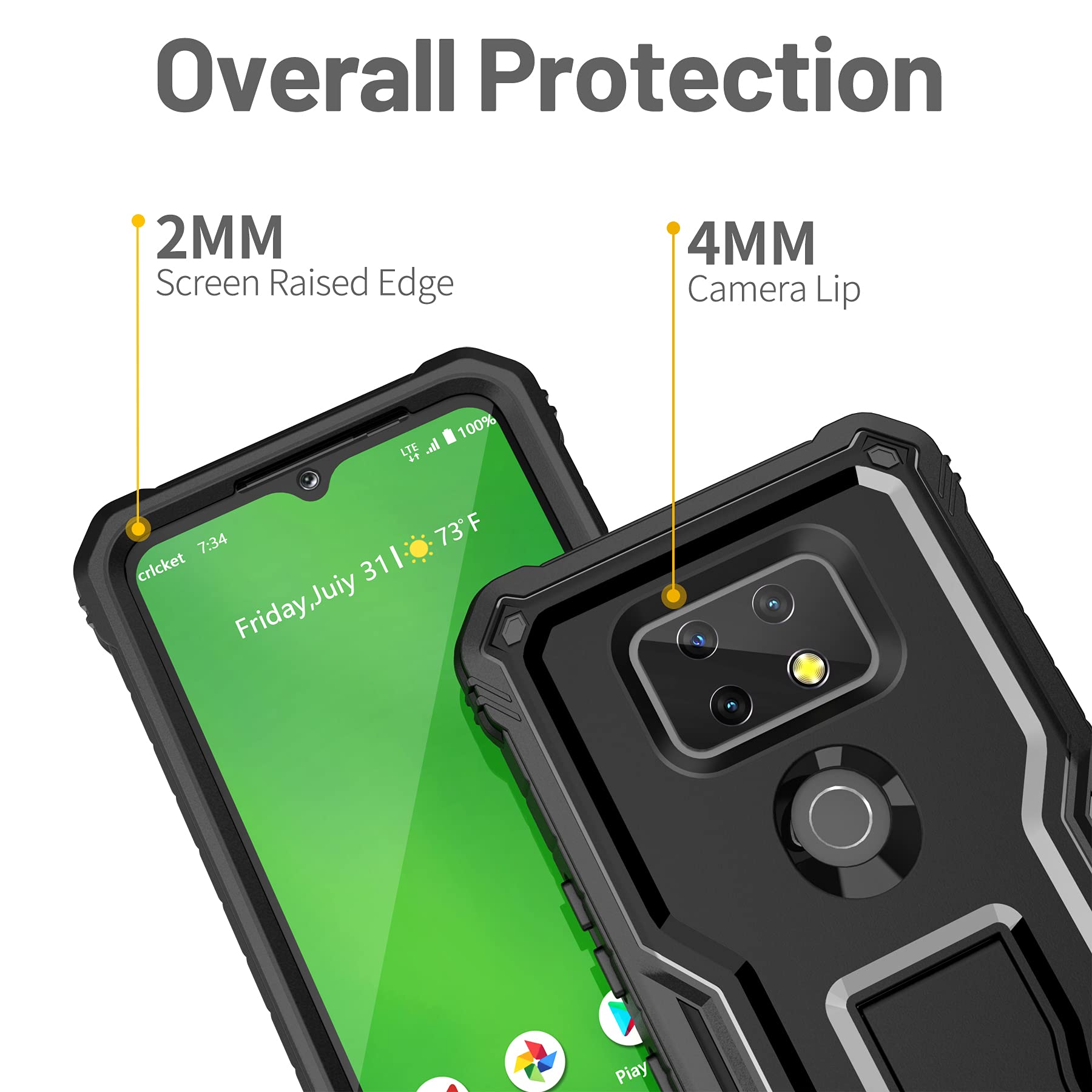 Snapklik.com : FITO For AT&T Maestro Max Phone Case, Cricket Ovation 2 ...