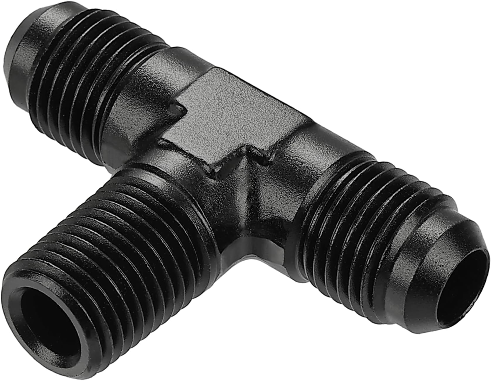 Amazon.com: 6AN to 6 AN Male Flare Union Coupler 1/8 NPT Port Hose Tee ...
