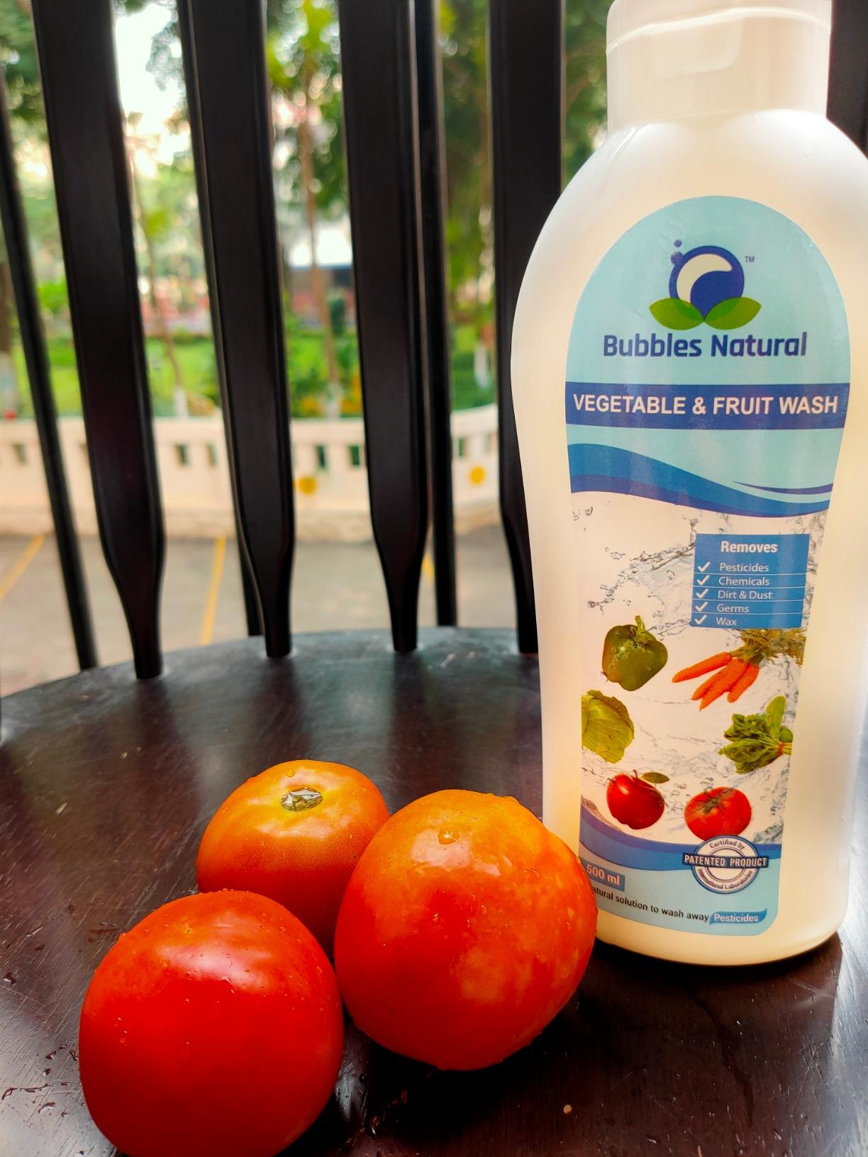 Bubbles Natural Fruit and Vegetable Wash (500ml) | Sanitize & Disinfect ...