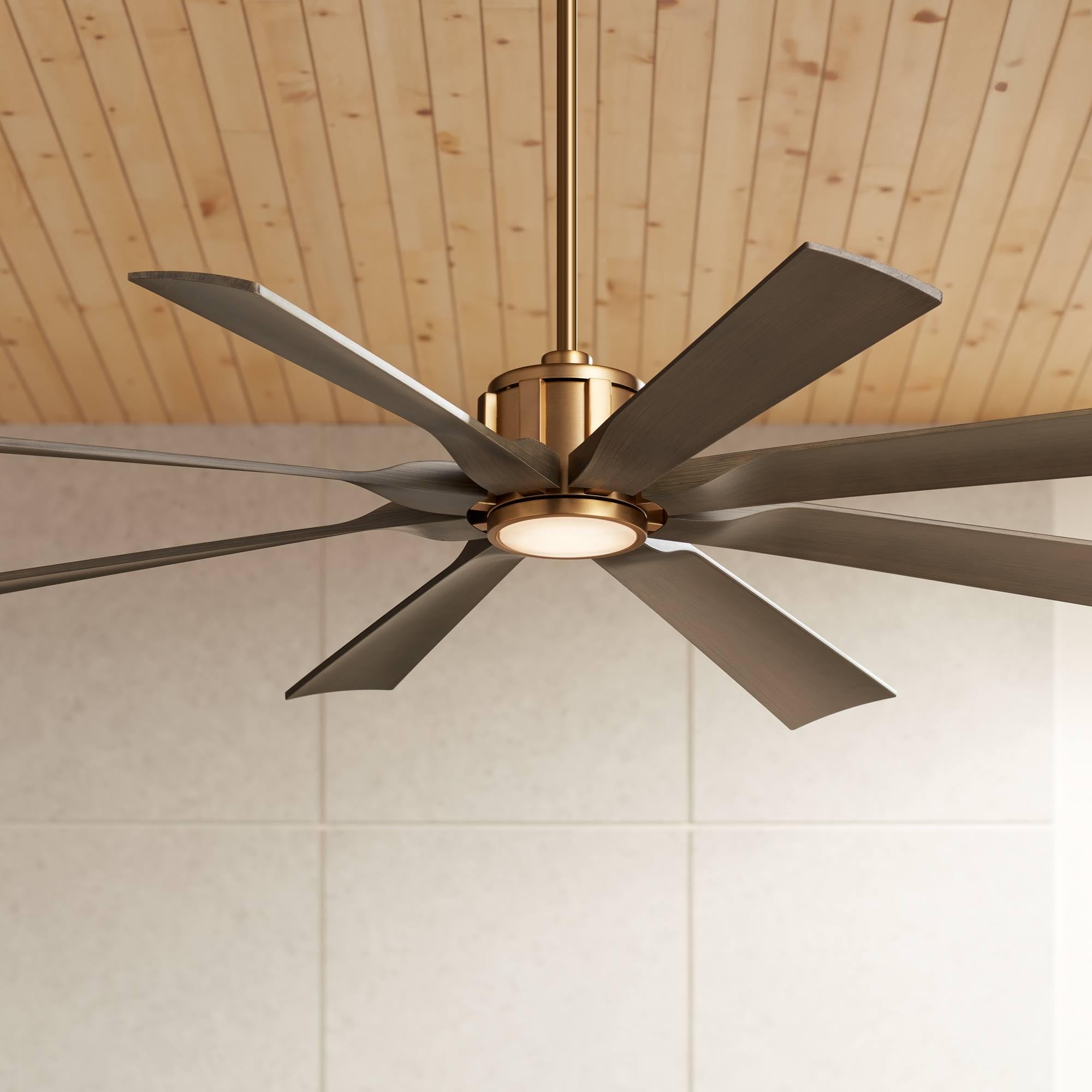 60quot Possini Euro Design Modern Outdoor Ceiling Fan With Ceiling Fan