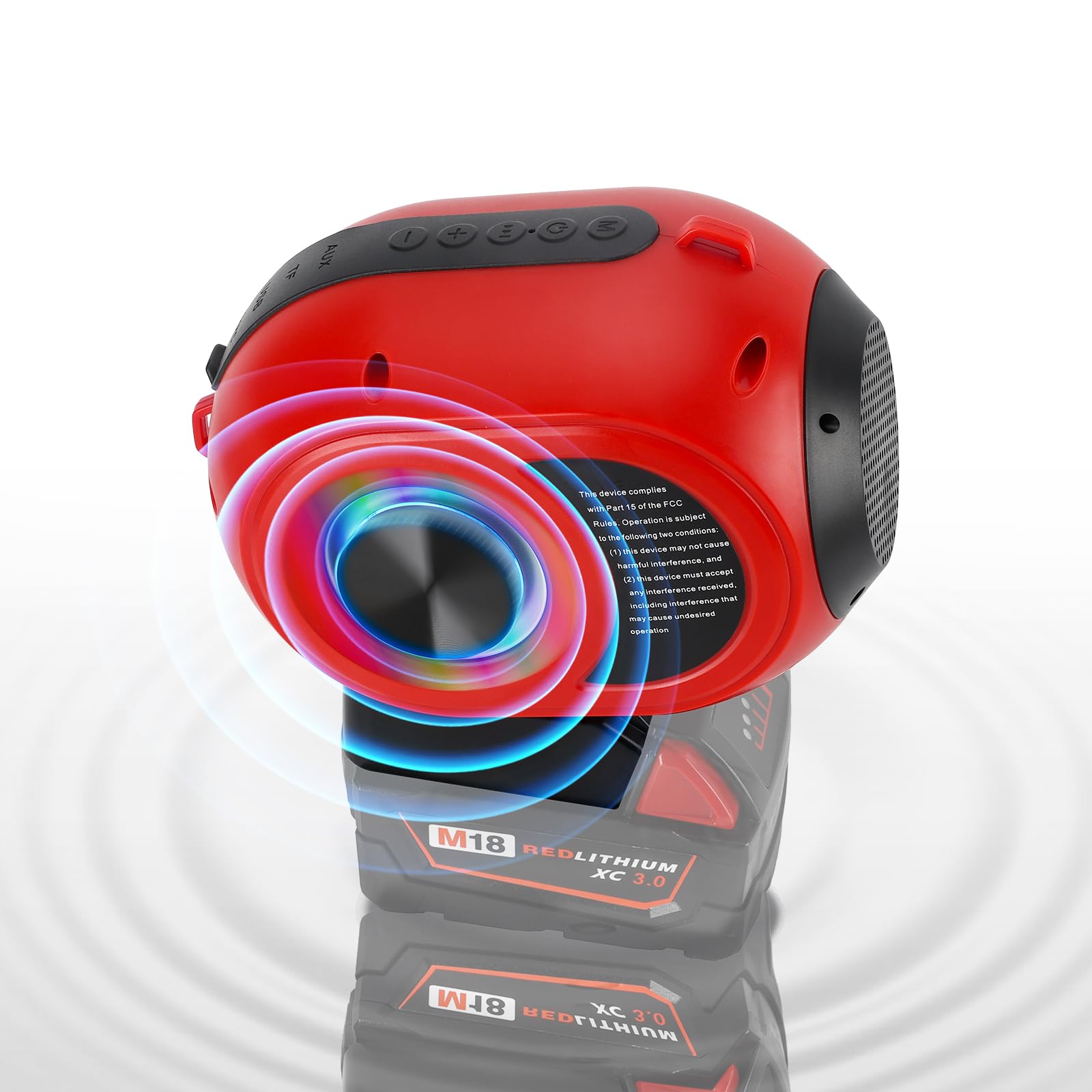 Amazon.com: Bluetooth Speakers for Milwaukee M18 18V Battery,Portable ...