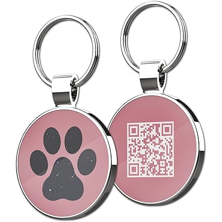 MYLUCKYTAG Personalized Pet ID Tags Dog Tags - QR Code ID Tags - Pet ...