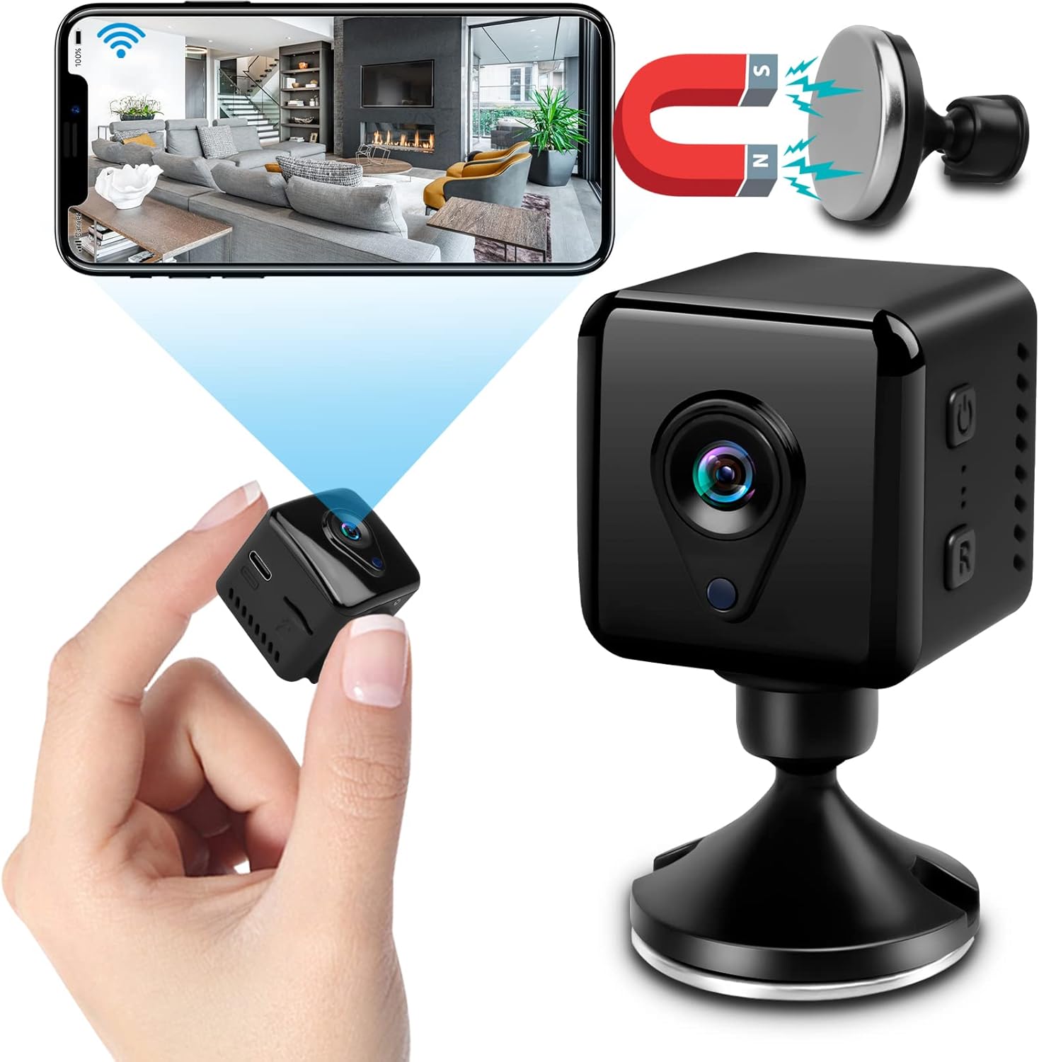 JODUCU WiFi Camera, 4K HD Camera, Easy to Install and Use Best Wireless ...