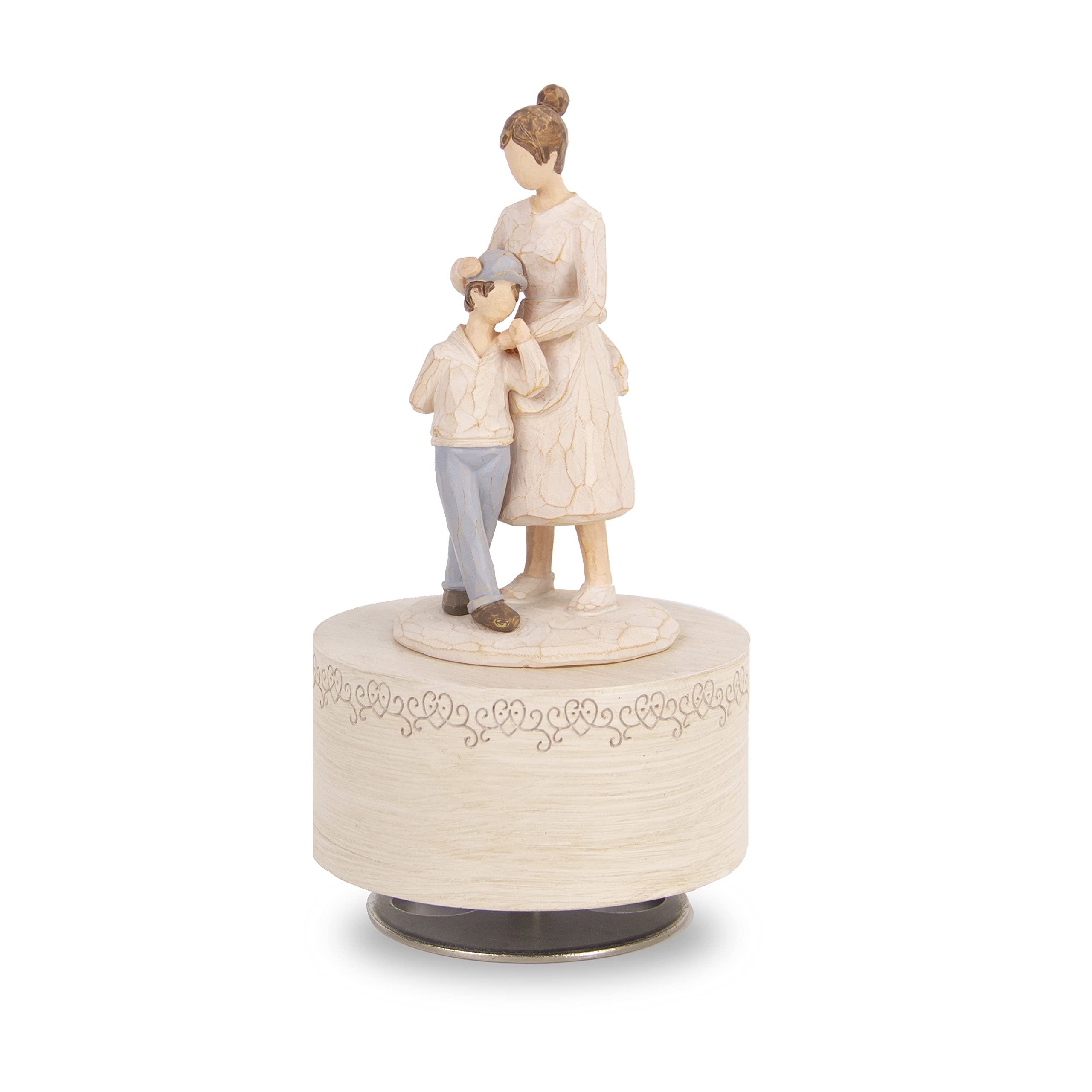 Amazon.com: YT3 Studio Music Box, Mom and Son Musical Box Figurine ...