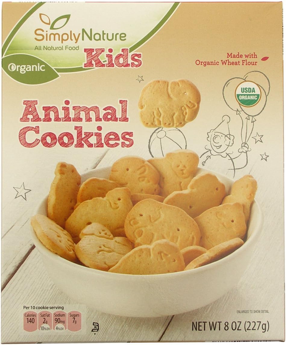 Amazon.com: Simply Nature Kids Organic Animal Cookies 8 oz : Pet Supplies