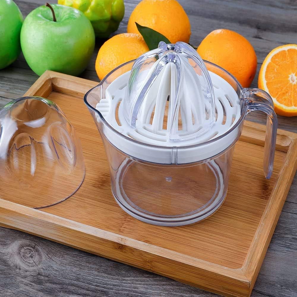 Dciustfhe Lemon Citrus Juicer, Hand Orange Squeezer with -in Measuring ...