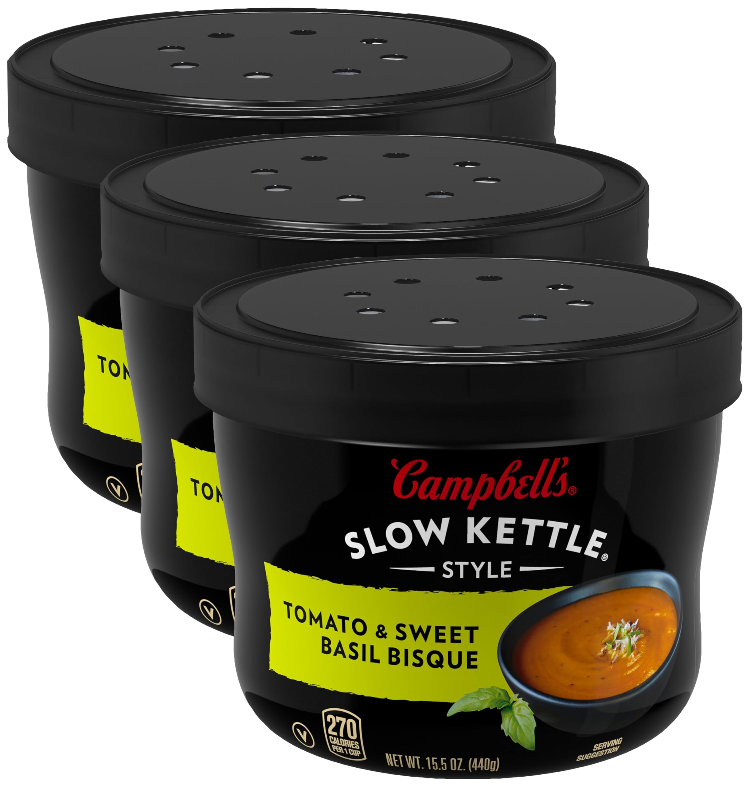 Amazon.com : Campbell's Slow Kettle Style Tomato & Sweet Basil Bisque ...