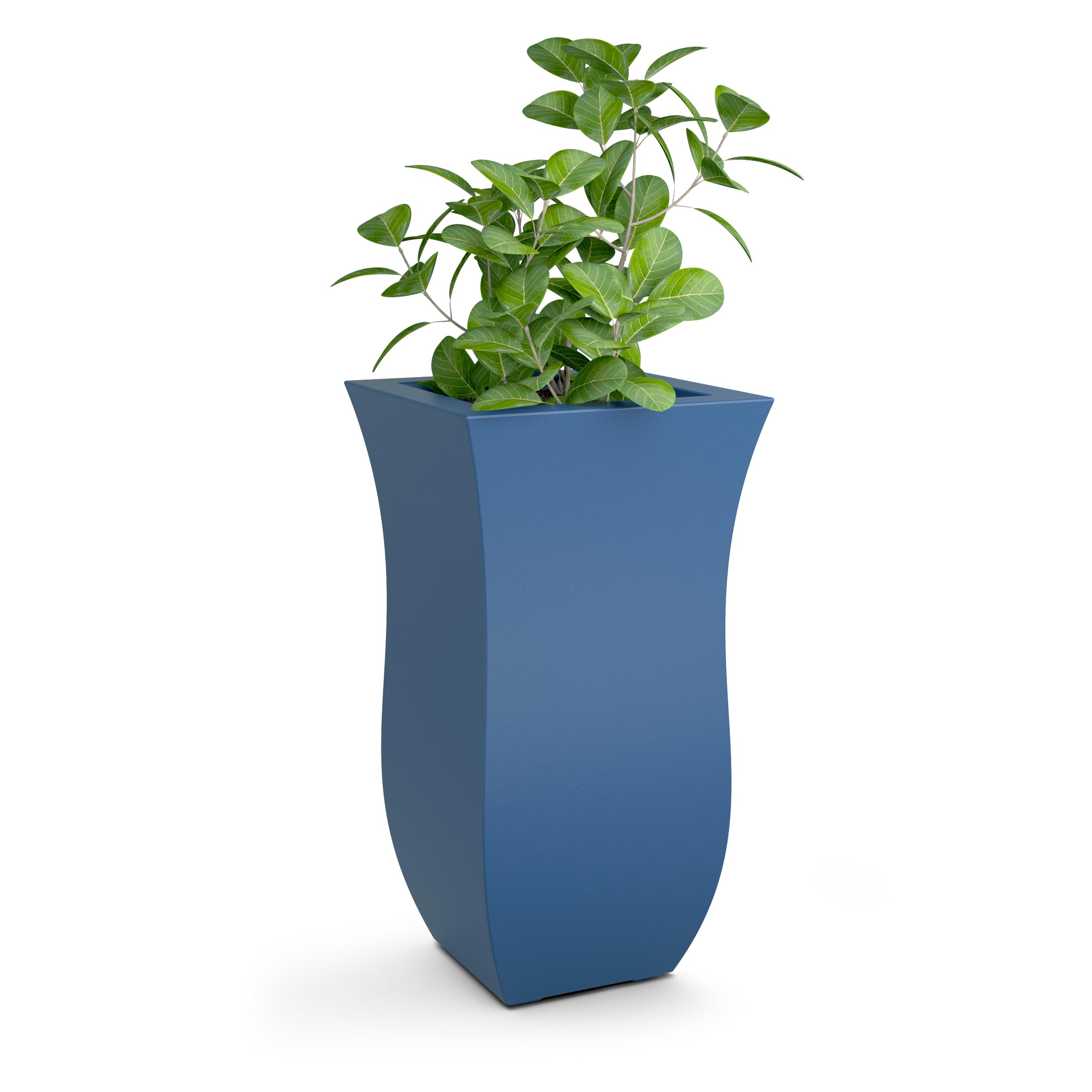 Amazon.com : Mayne Valencia 30in Tall Planter - Neptune Blue - 16in x ...