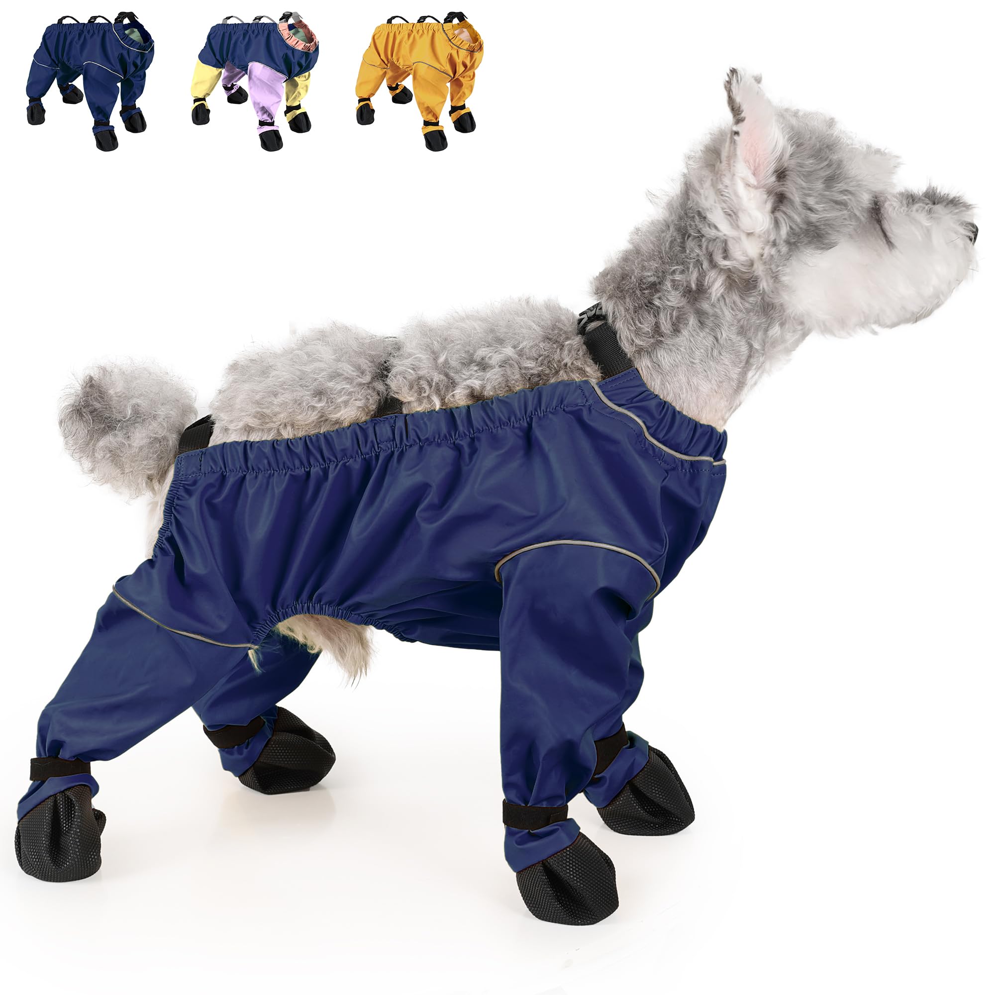 Amazon.com : ETIAL Waterproof Dog Shoes Leggings, Adjustable Suspender ...