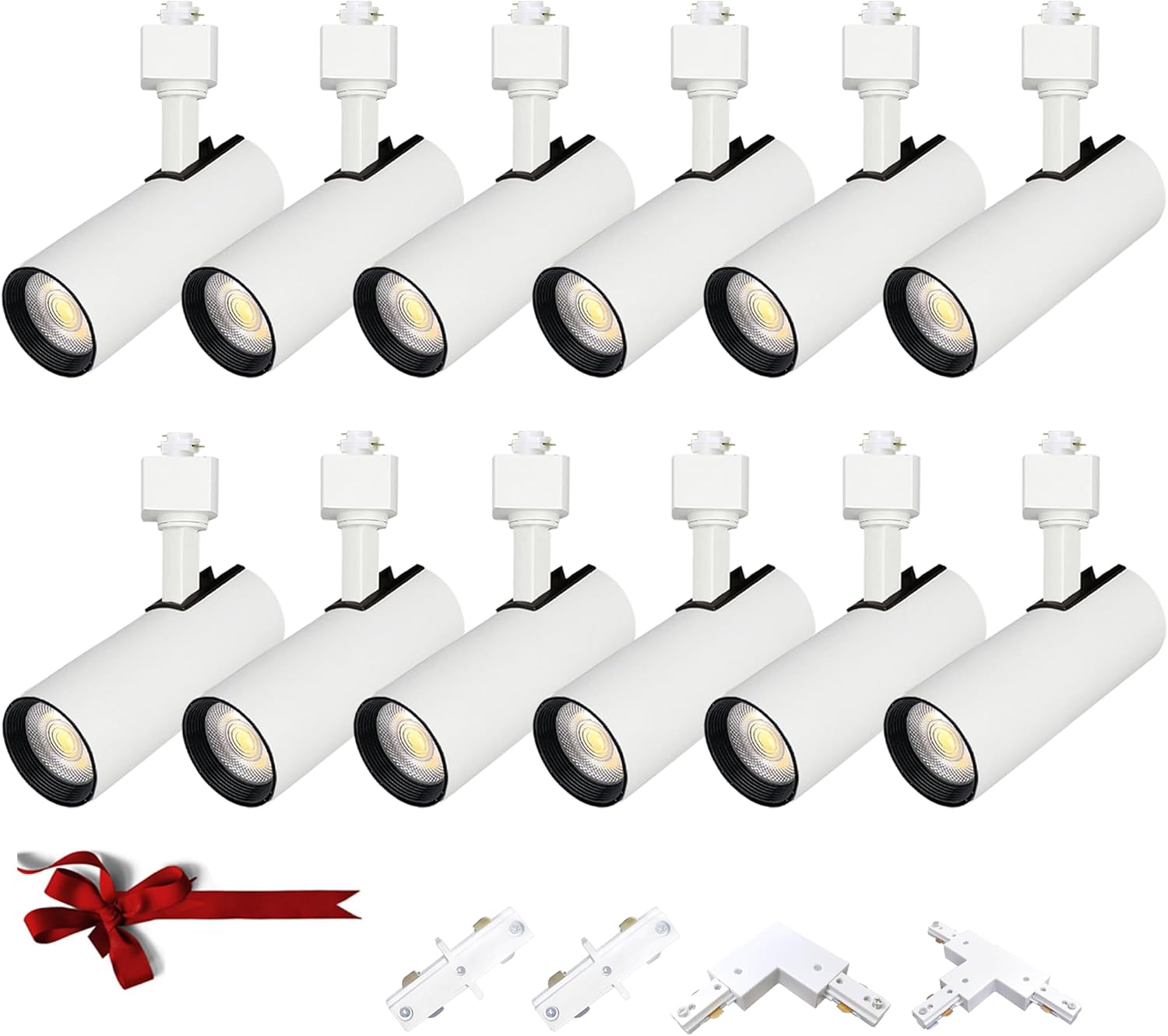 Bravsekai Track Lighting Heads, 30W 6000K Cold White LED Track Lights ...