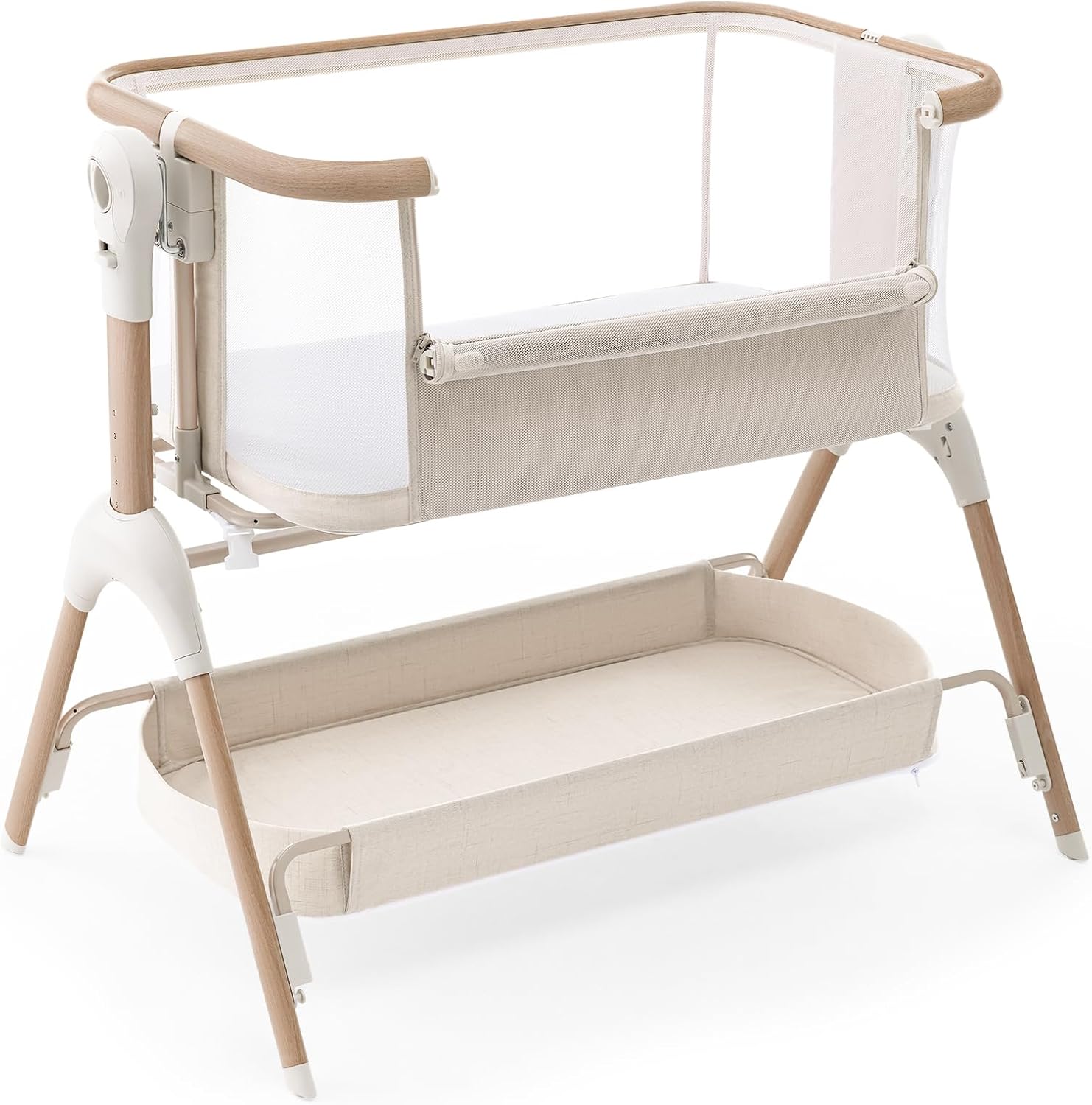 Amazon.com: HARPPA Rocking Baby Bassinet Bedside Sleeper, 3 in 1 ...