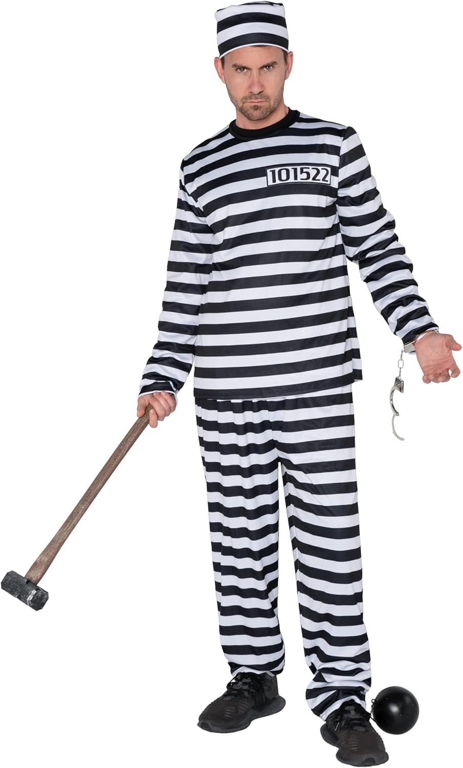 Spooktacular Creations Prisoner Costume for Adults Men Prisoner ...