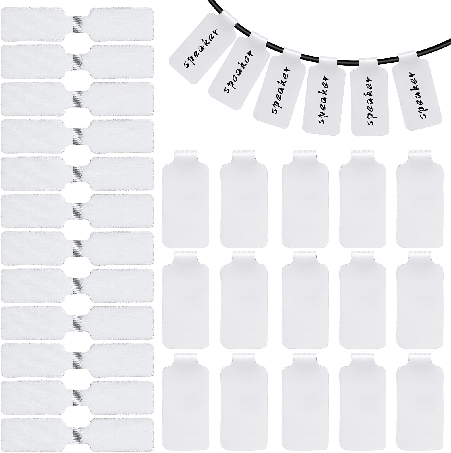 Cable Labels - Self Adhesive Pack of 24 : Amazon.co.uk: Stationery ...
