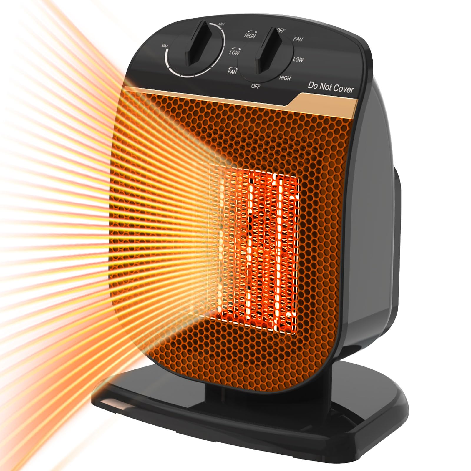 Snapklik.com : JooMoo Space Heater-Portable Radiant Quartz Desk Heater ...