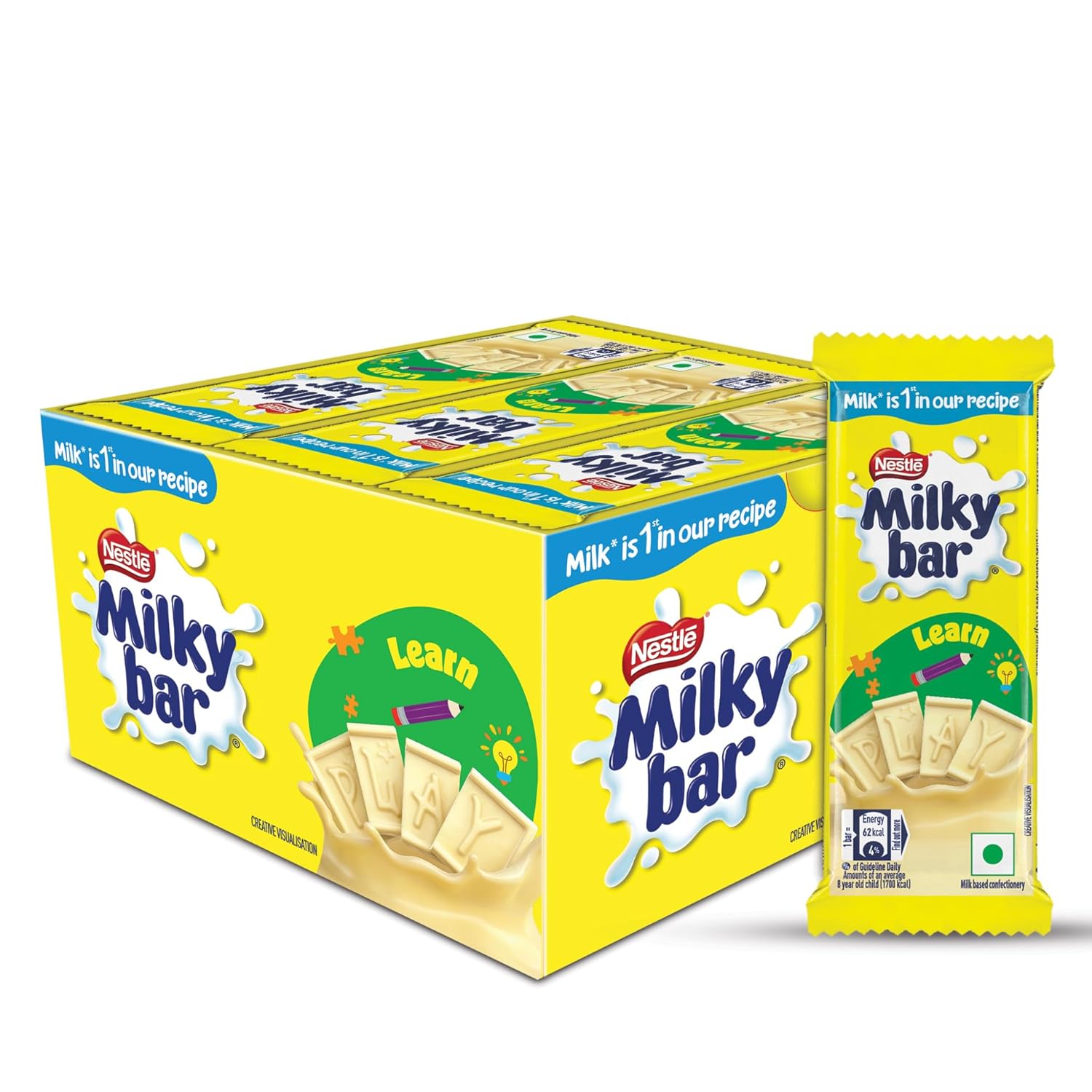 MILKYBAR, Yummy Creamy Treat, Made with Milk, 60 Units x 12.5g Each ...