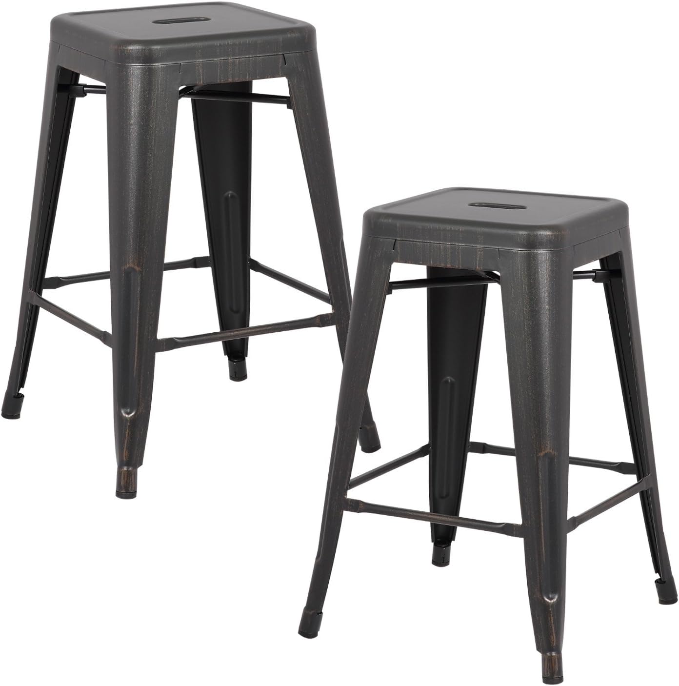Amazon.com: EdgeMod Trattoria 24' Counter Height Industrial Bar Stool ...