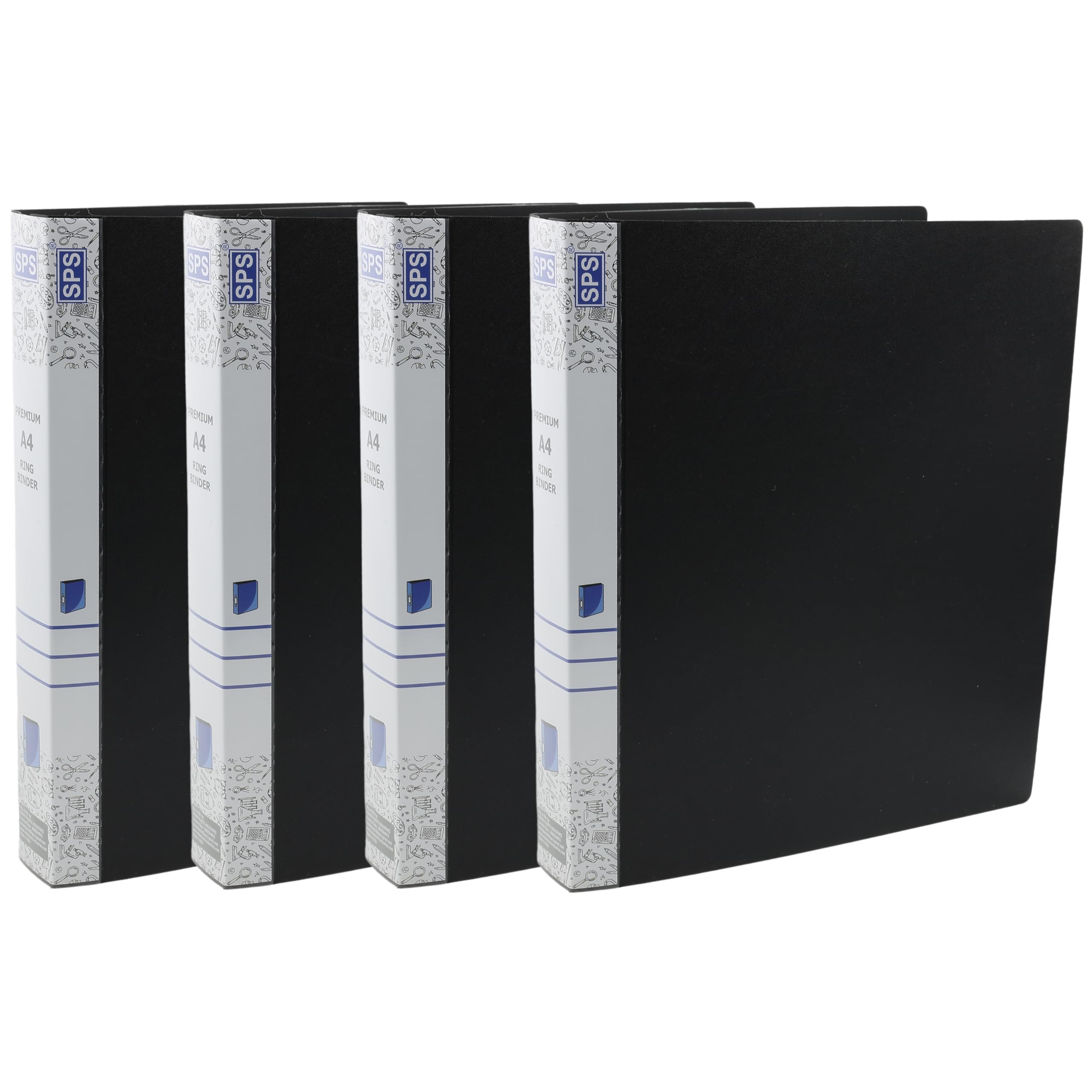 SPS Ring Binder File A4 File Folder Ring File for Projects, Certificate ...