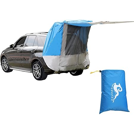 Amazon.com: G4Free Car Awning Sun Shelter with Mosquito Net, Portable ...