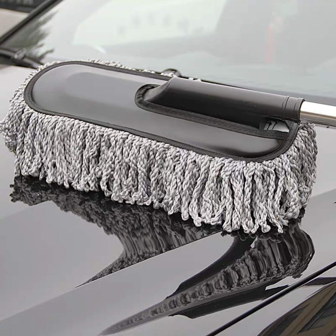 Lukzer 1PC Super Soft Premium Microfiber Car Cleaning Duster with ...
