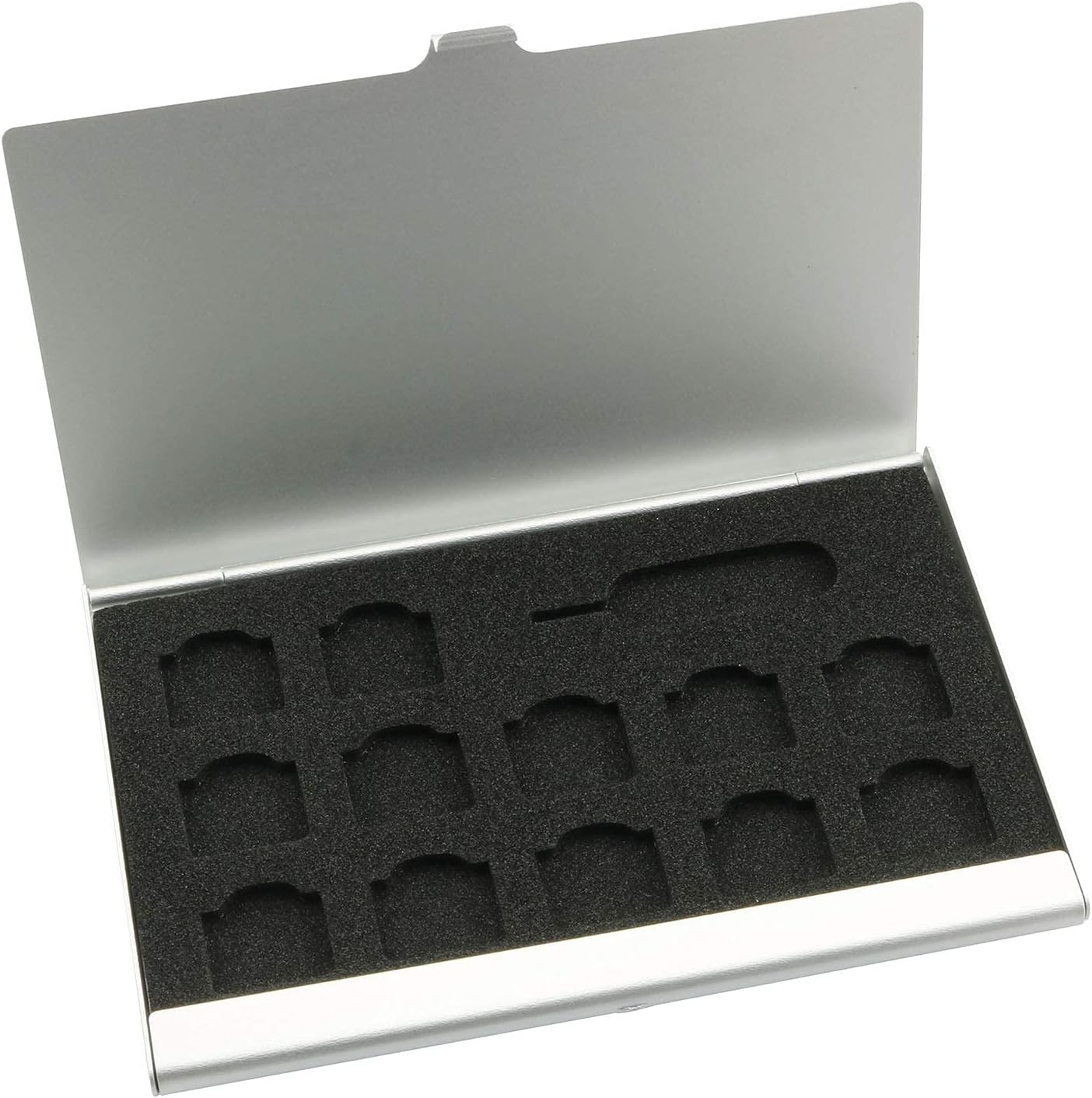 TAODAN Nano SIM Card Holder with Eject Pin, Aluminum Alloy Storage Case ...