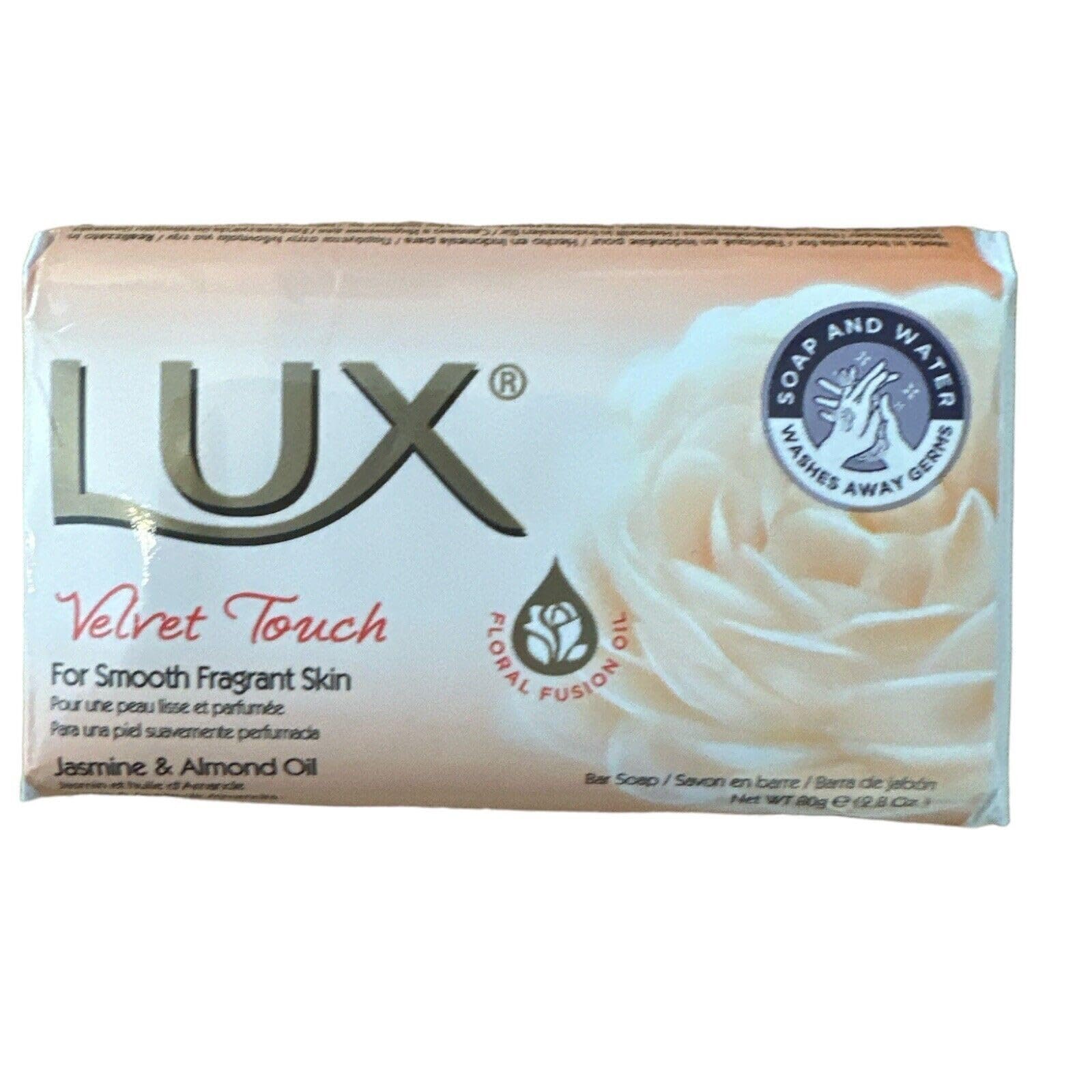 LUX Velvet Touch Beauty Soap Bar - Indulgent Skincare for Face, Hands ...