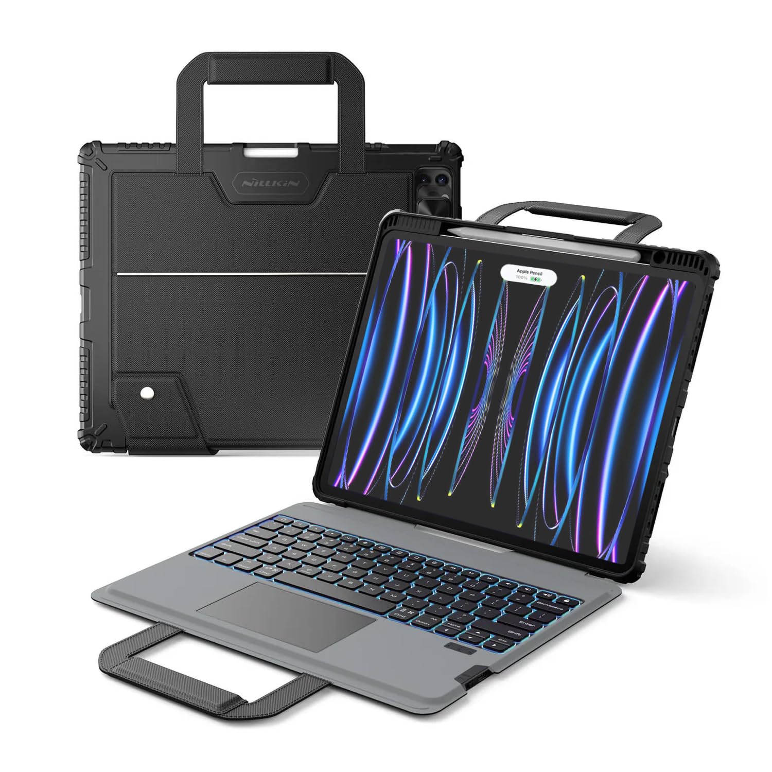 Amazon.com: Nillkin Carry Go Keyboard Case for iPad Pro 12.9 (3rd/4th ...