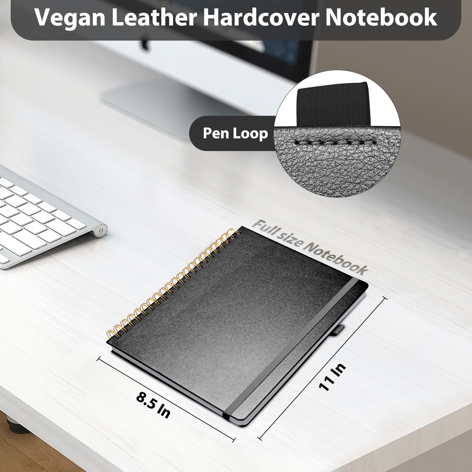 Snapklik.com : Spiral Notebook,8.5 X 11 College Ruled Notebooks For ...