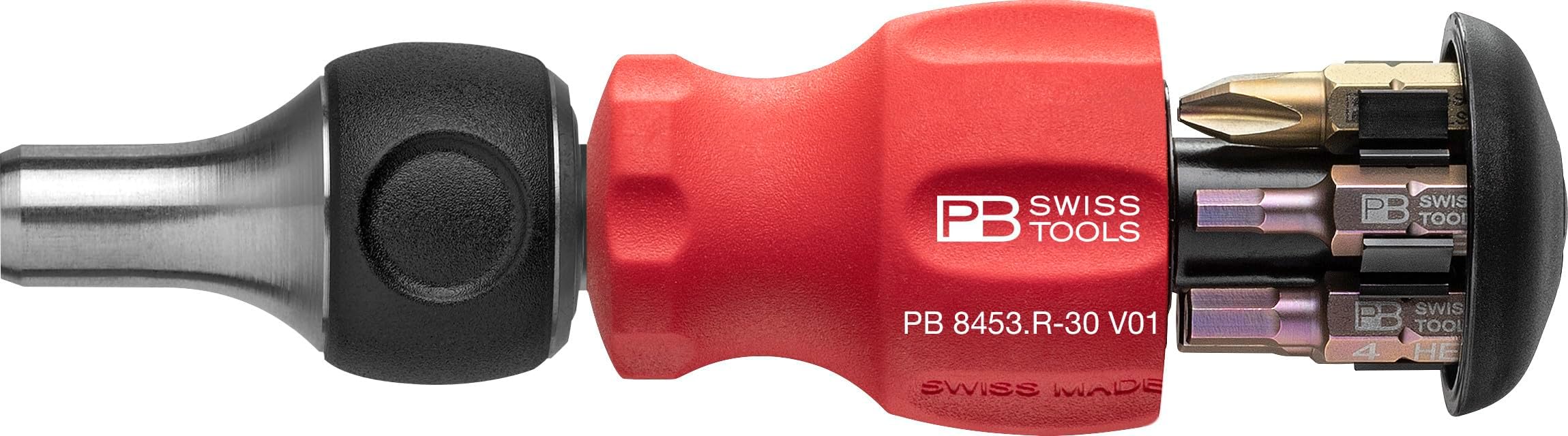 PB Swiss Tools Cross-Handle Ratchet Screwdriver PB 1255.MR-80 | 100% ...