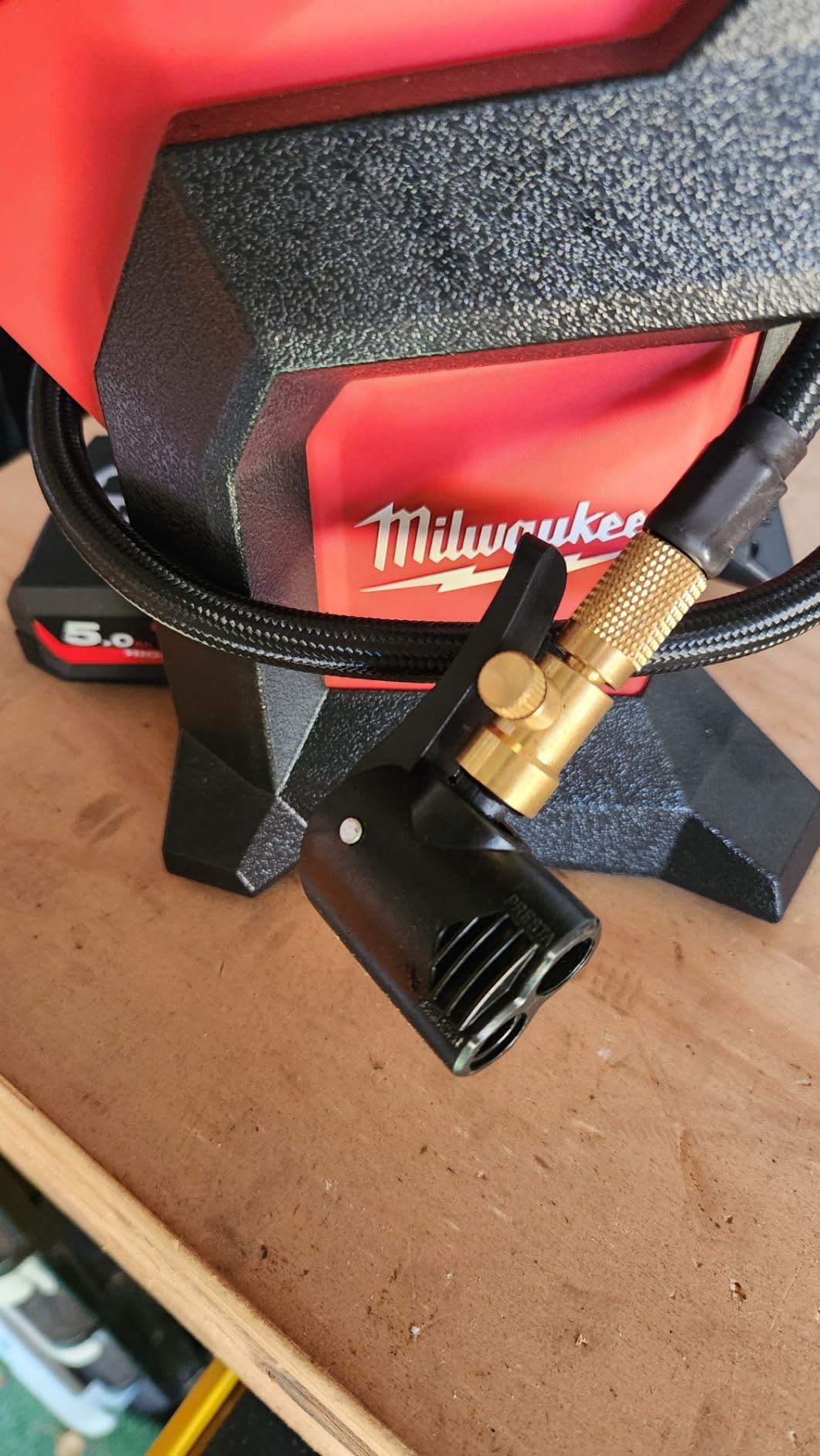 2Pcs Bike Pump Adapter Presta Valve Adapter Dual Head Bike Track Pump ...