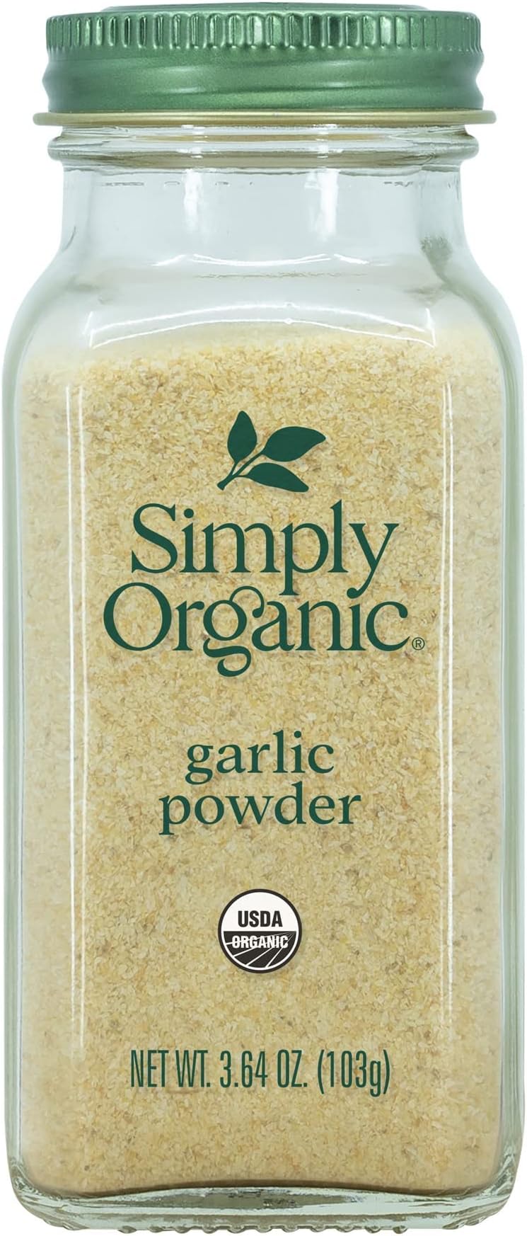 Amazon.com : Simply Organic Garlic Powder Certified Organic, 3.64-Ounce ...