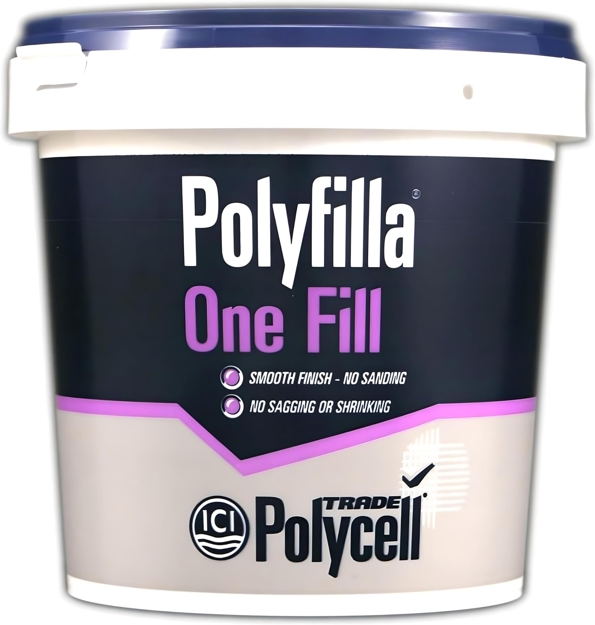 Polycell PLCMPPR600GS Multi Purpose Polyfilla Ready Mixed, 600 g, Off ...