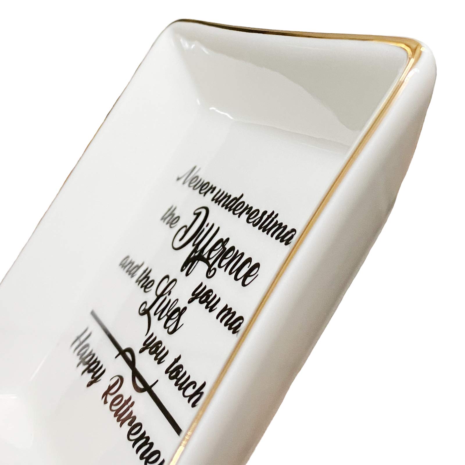 Snapklik.com : HOME SMILE Retirement Gifts For Women-Ceramic Ring Dish ...