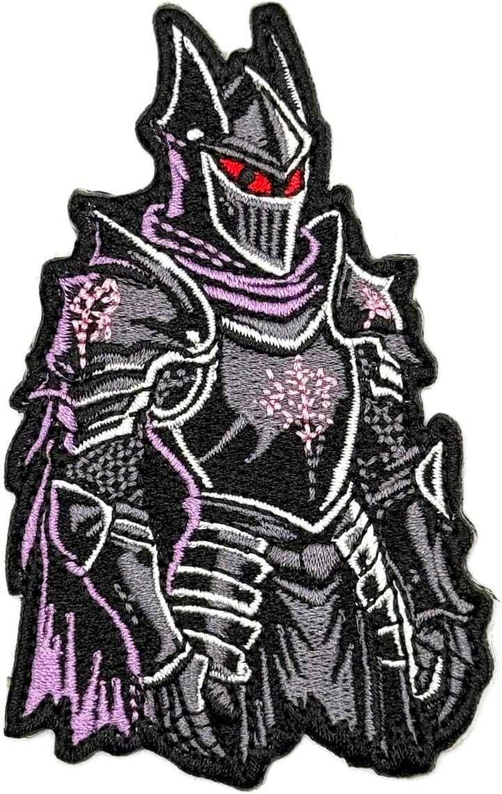 Amazon.com: 3.5" Gothic Dark Knight Iron On Patch - Embroidered Sci Fi ...
