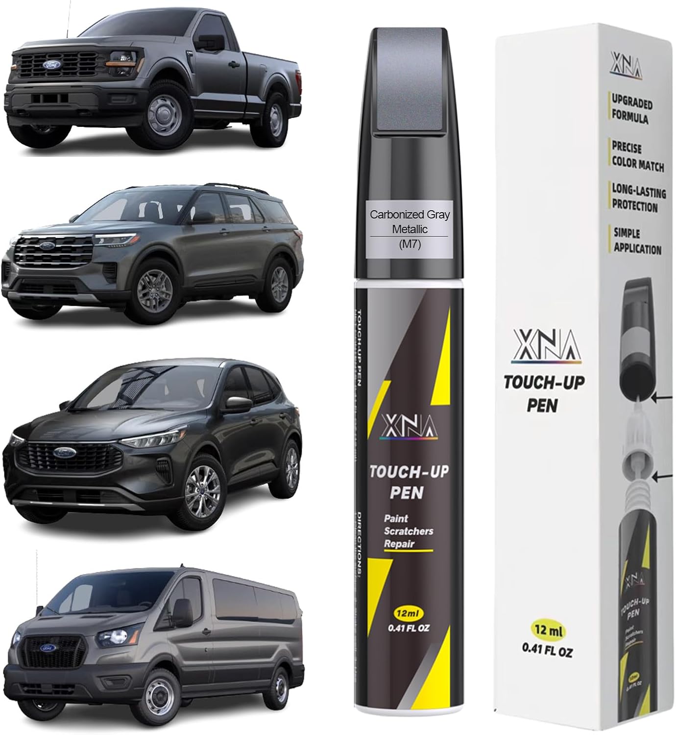Amazon.com: XNA Carbonized Gray Metallic(M7) for Ford Touch Up Paint ...