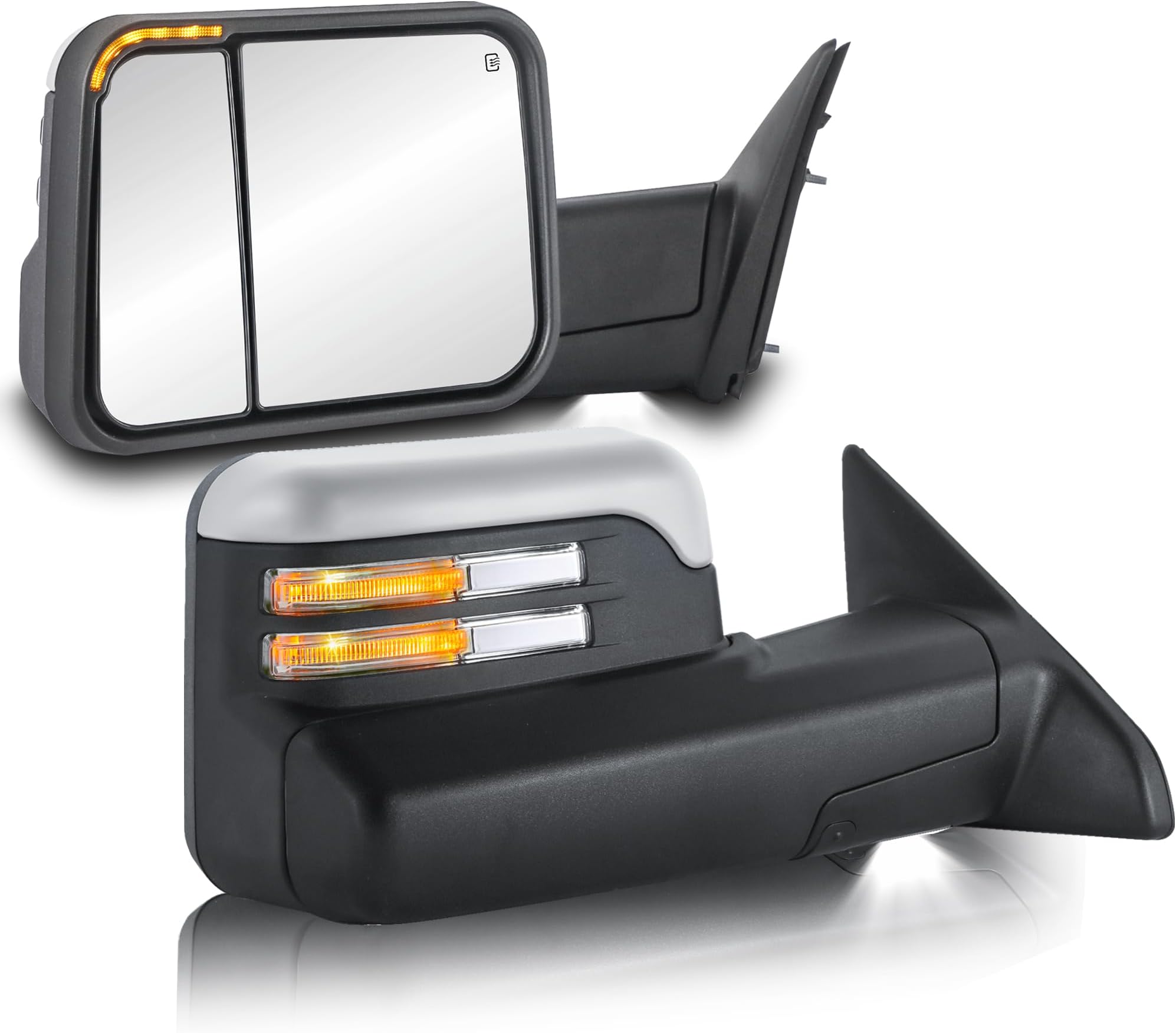 Amazon.com: AUTOSTARSHIP Pair Power Heated Towing Mirrors Compatible ...