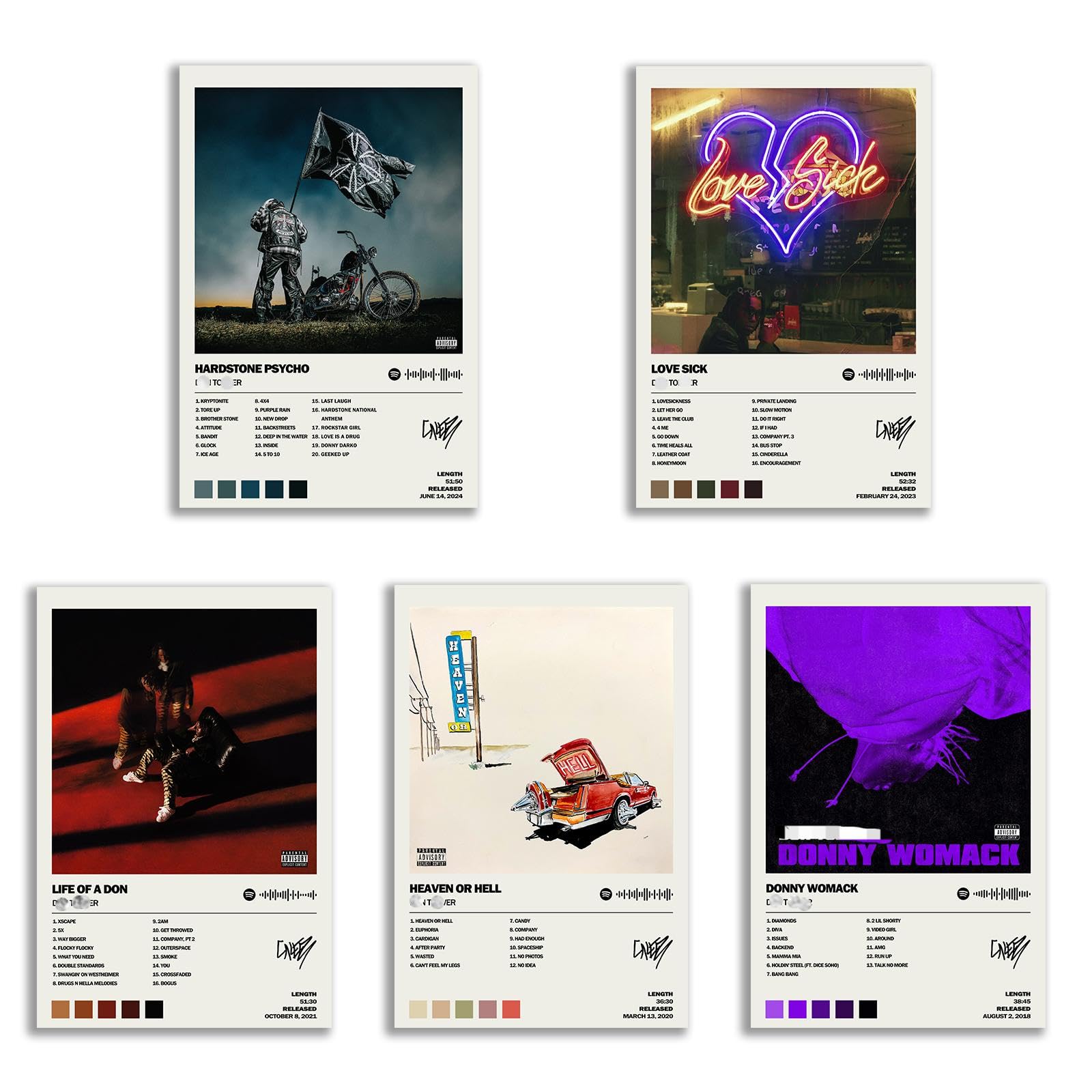 Amazon.com: MISTRARA Don Poster Toliver Album Cover Limited Edition ...