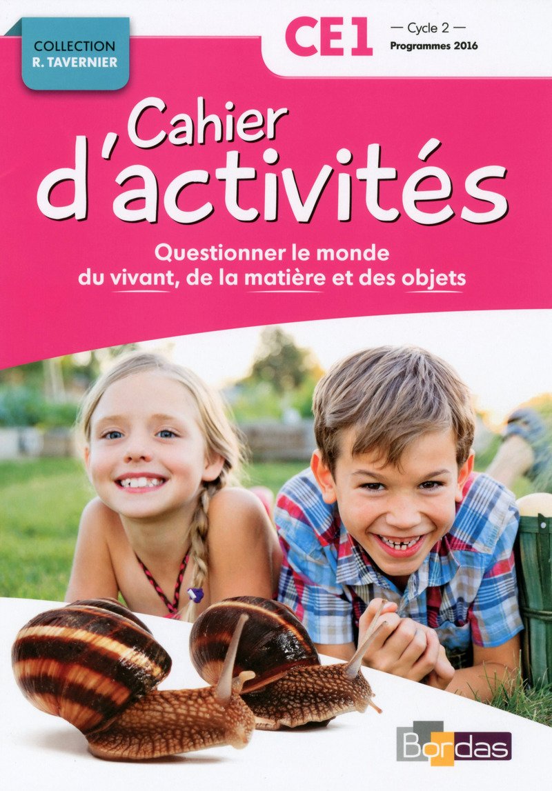 Snapklik.com : Cahier Dactivites - Questionner Le Monde Du Vivant