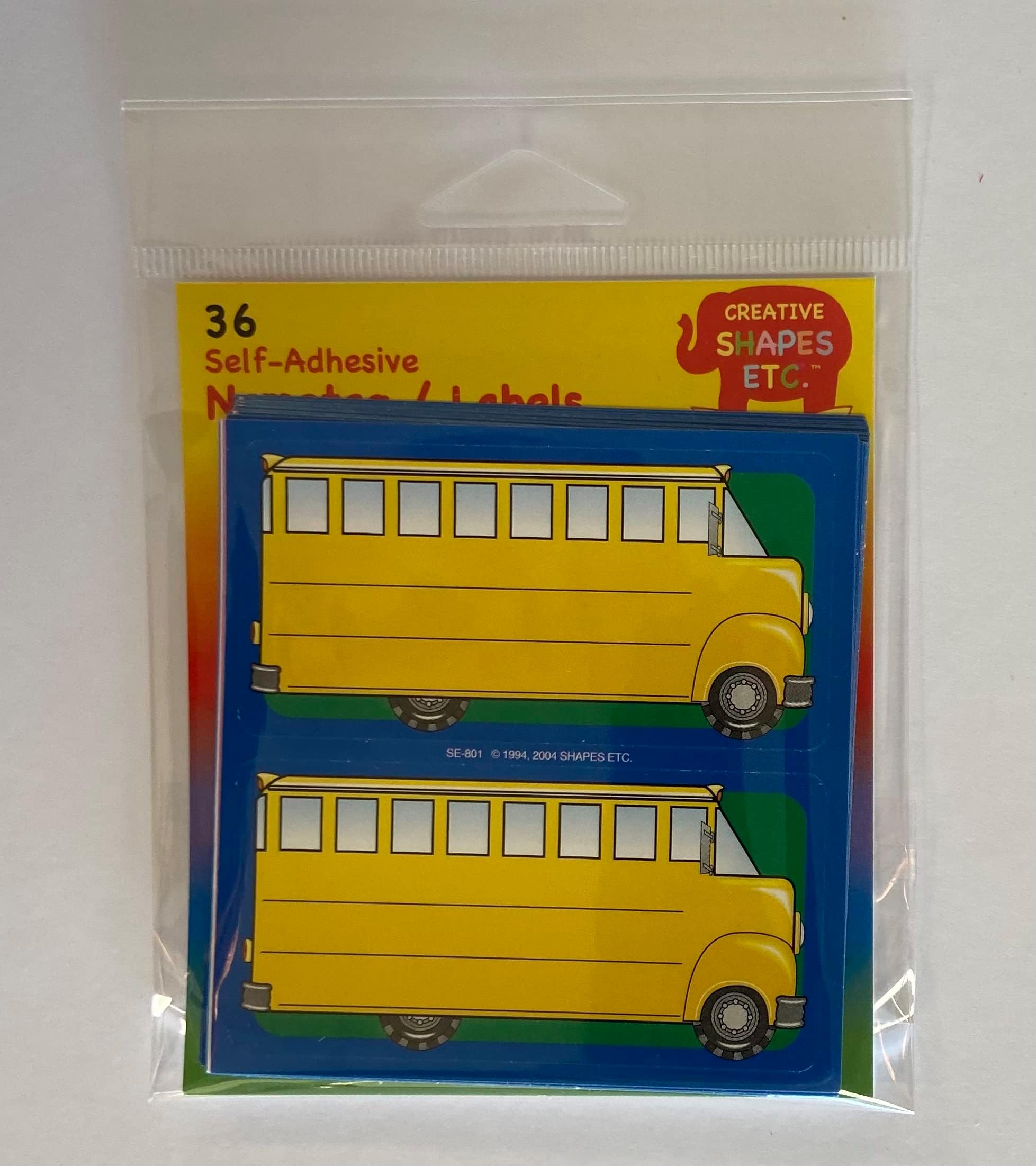 Amazon.com : 36 Pcs School Bus Nametag/Labels self-Adhesive Field Trips ...