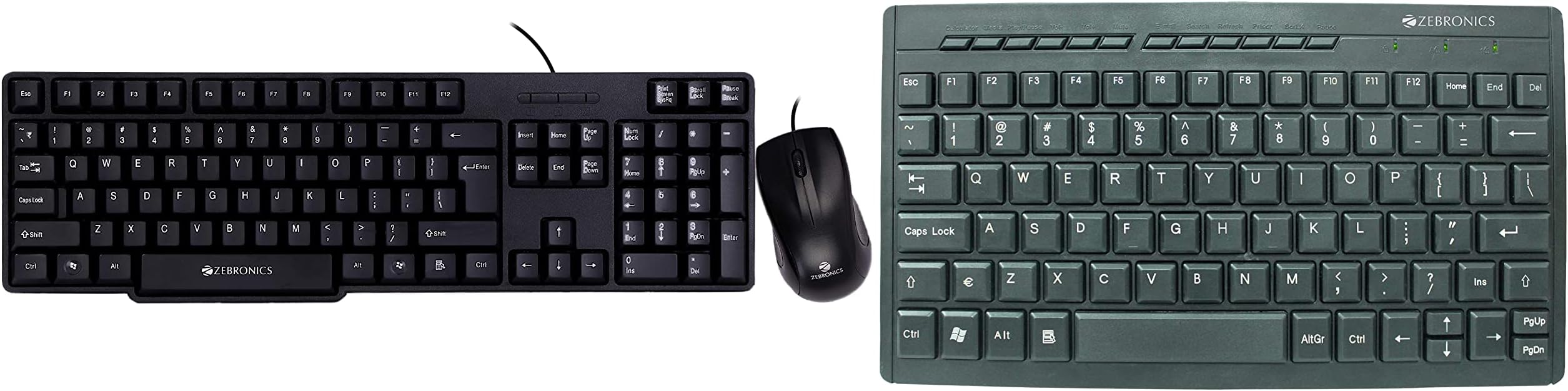 Amazon.in: Buy Zebronics Wired Keyboard and Mouse Combo with 104 Keys ...
