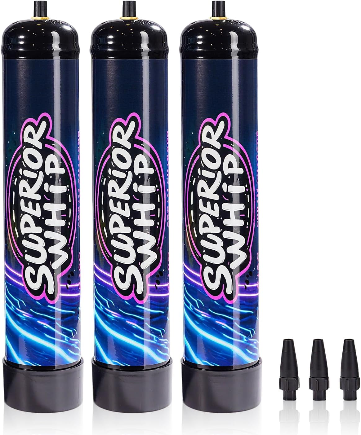 Amazon.com: 740G Whipped Cream Charger Tank (3 Pack), Food Grade ...