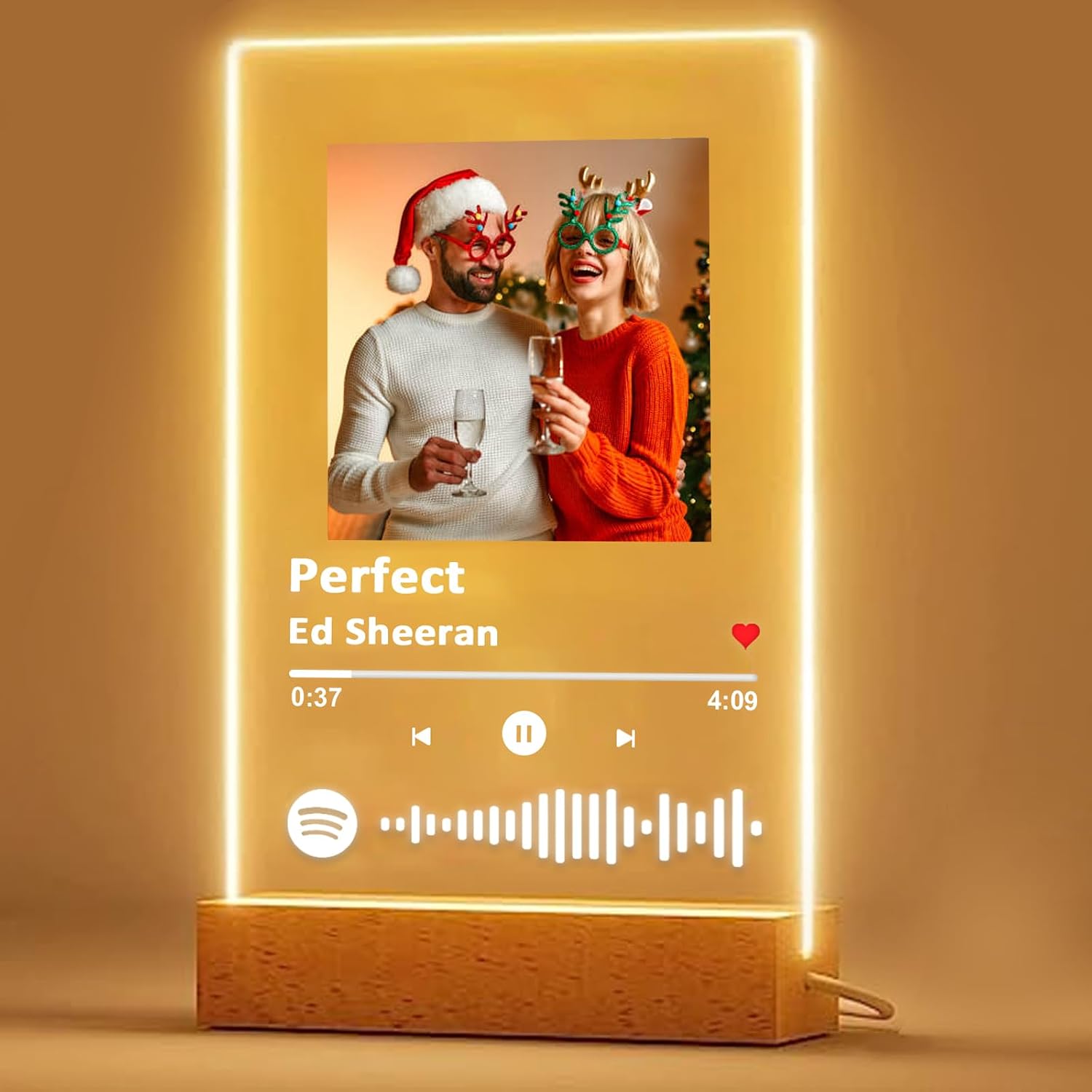 Amazon.com: Custom Spotify Song Plaque Personalized Photo Gifts for ...
