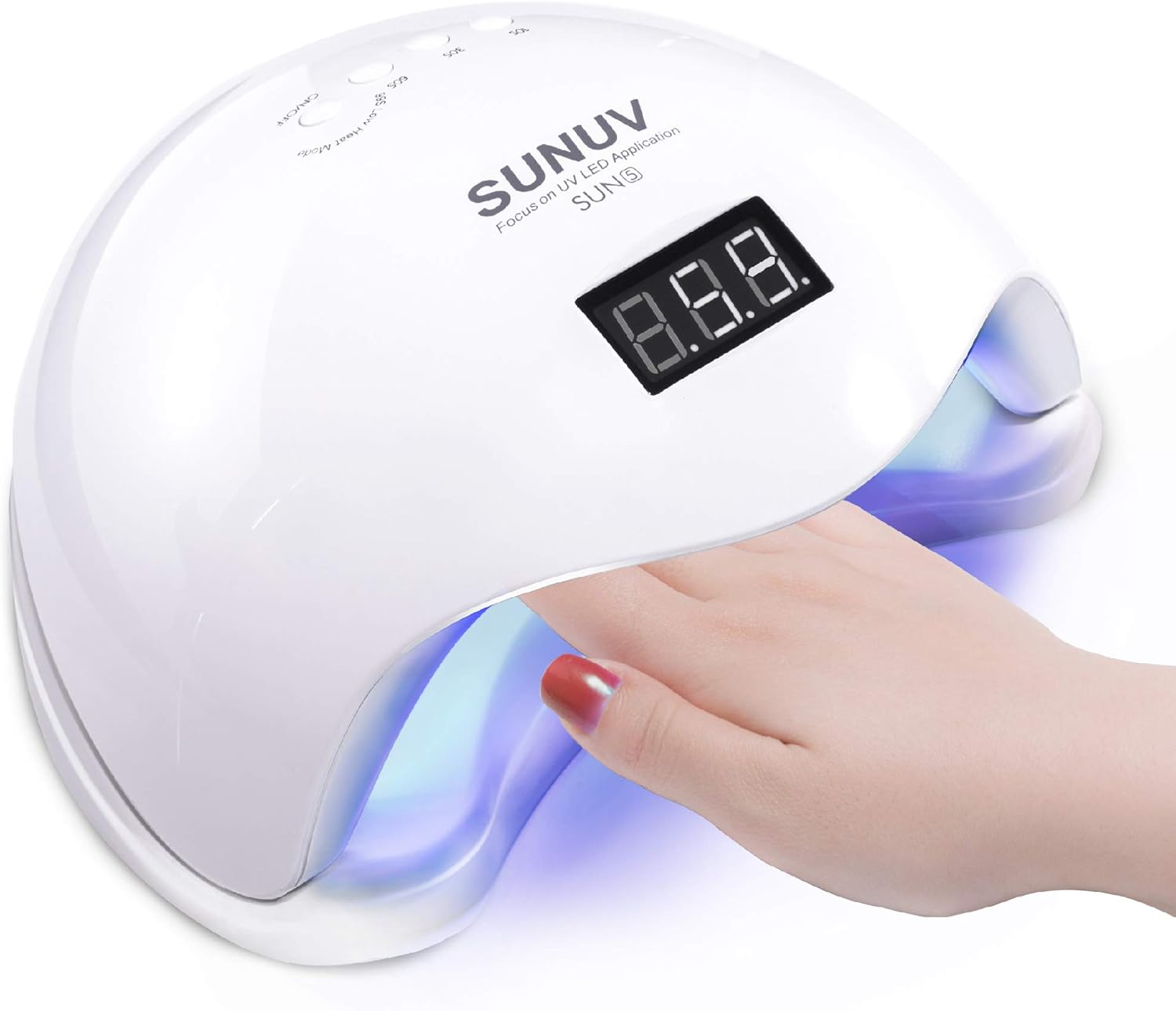 Amazon.com: SUNUV UV LED Nail Lamp, UV Light for Nails Gel Polish 36W ...