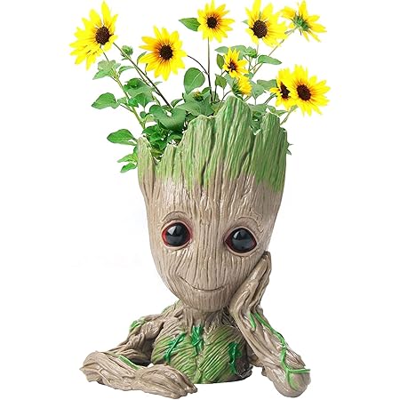 Amazon.com : Abomet Groot Planter,Baby Groot Flower Pot 6 * 4 inch ...