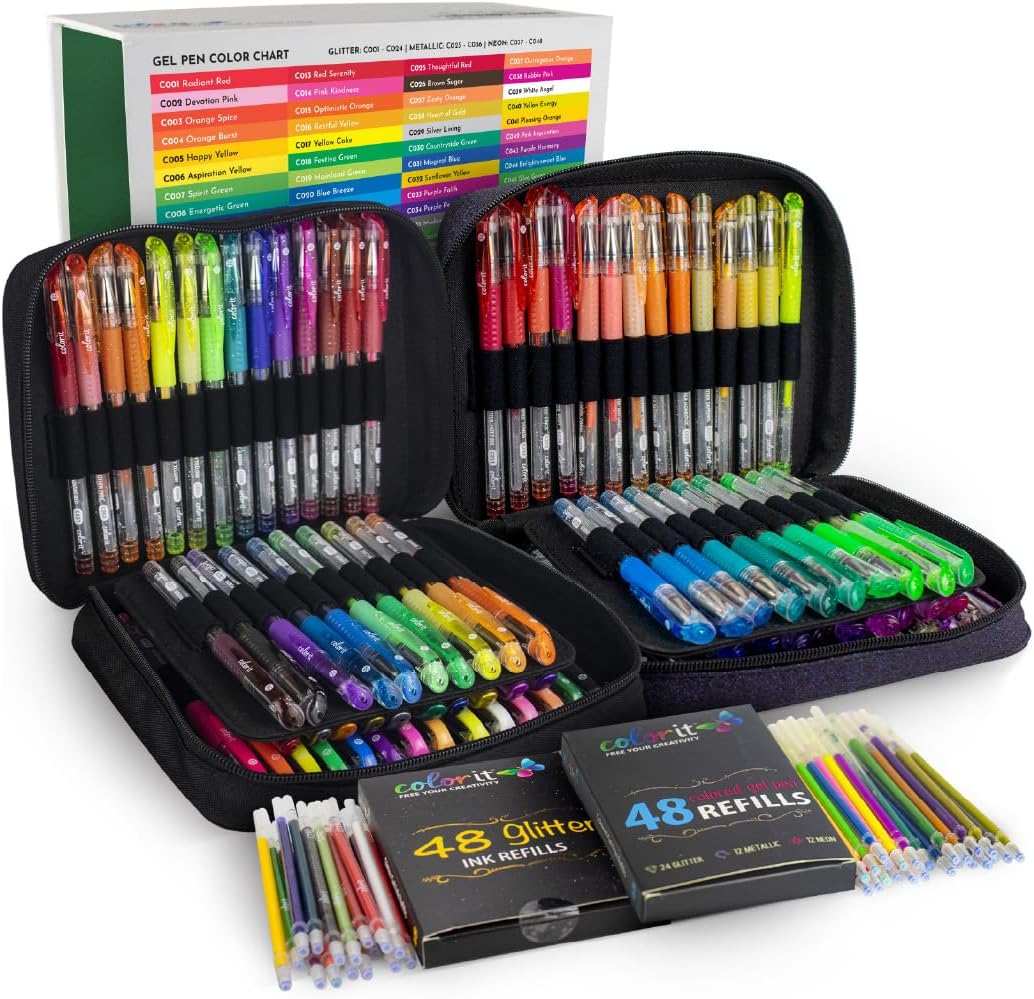 Amazon.com: ColorIt 72 Colored Pencils for Artists - Art Tools for ...