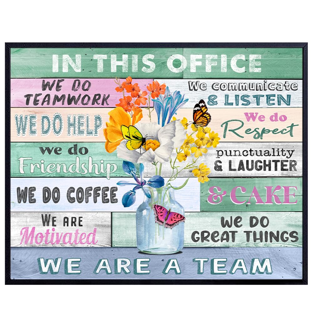 Amazon.com: Office Wall Decor Motivational Wall Art - Encouraging Wall ...