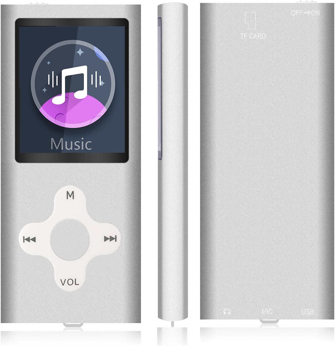 Hotechs MP3-Player/MP4-Player, MP3-Player mit 32 GB Speicherkarte ...