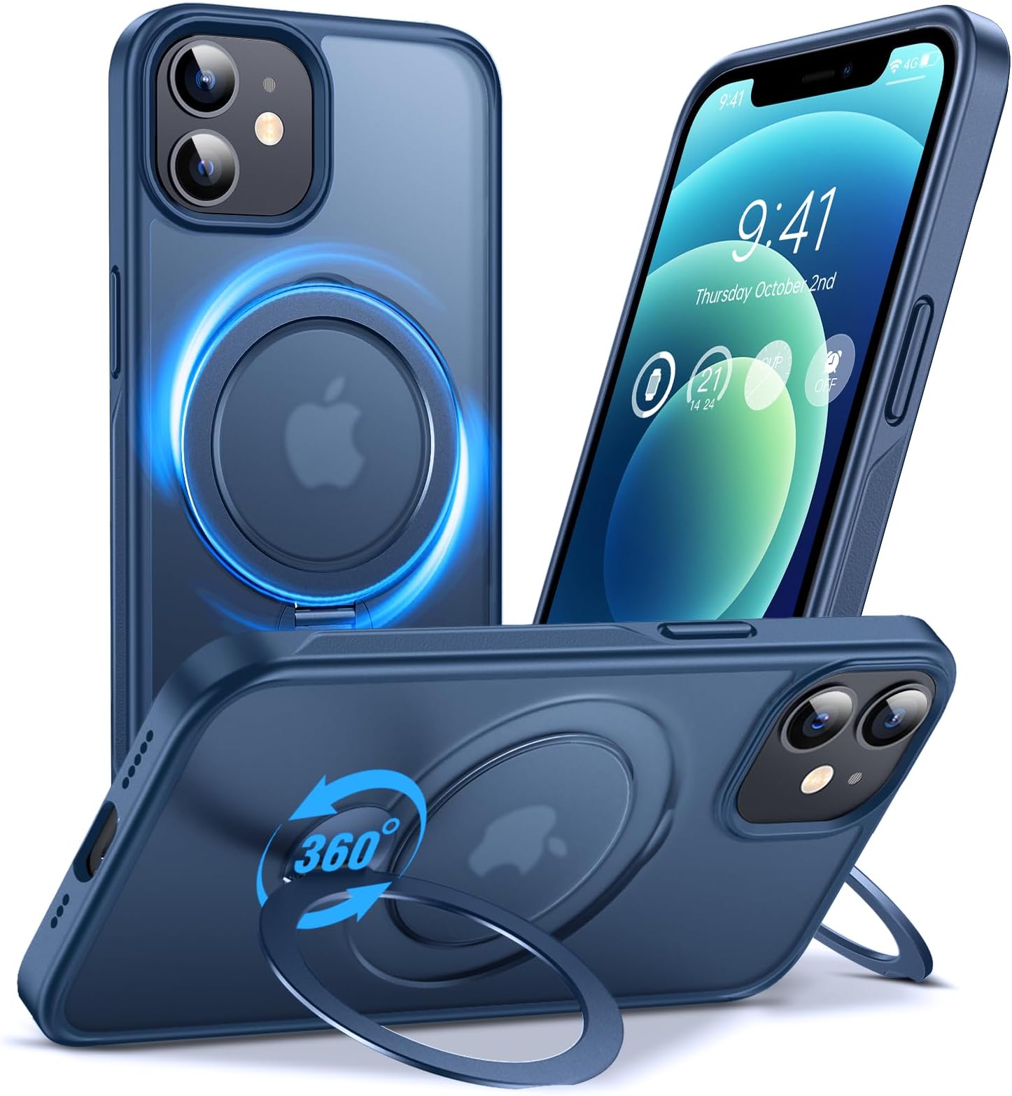 Amazon.com: EMMPITU for iPhone 12 Case/iPhone 12 Pro Case with ...